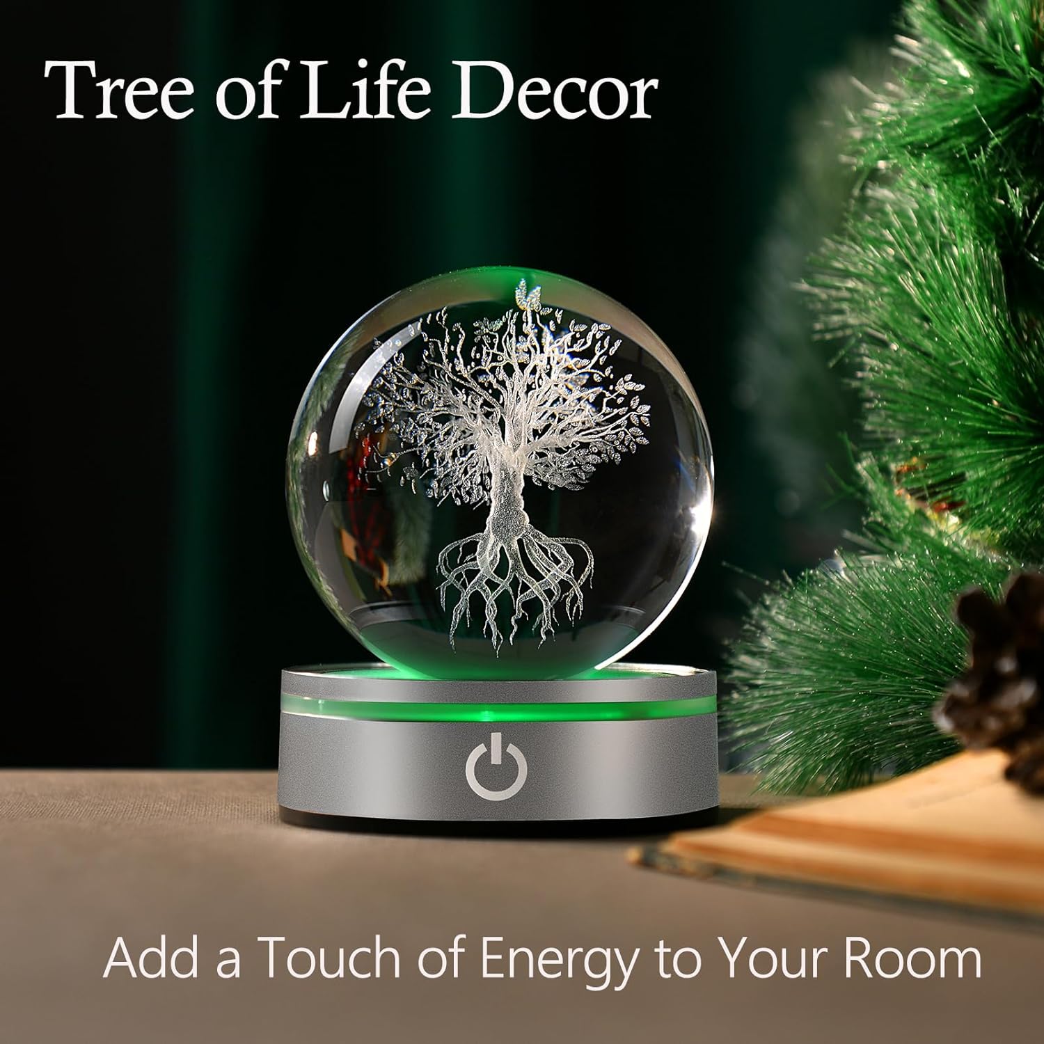 HYTHU-Tree of Life Gifts for Him Her Friends Christmas 3D Tree of Life ...
