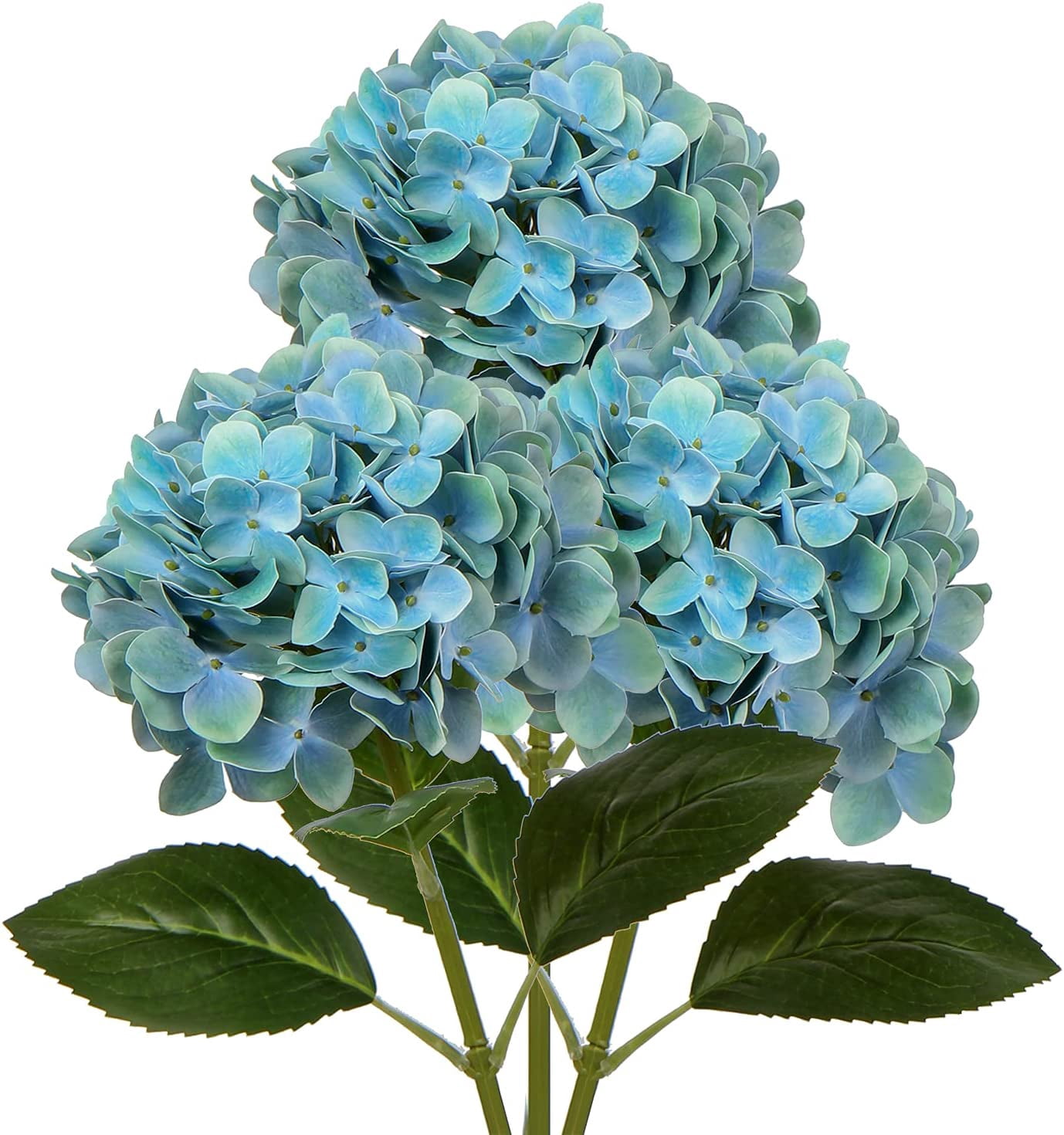 HYUJIRGTGT DILATATA Faux Hydrangea Large Artificial Purple Hydrangea ...