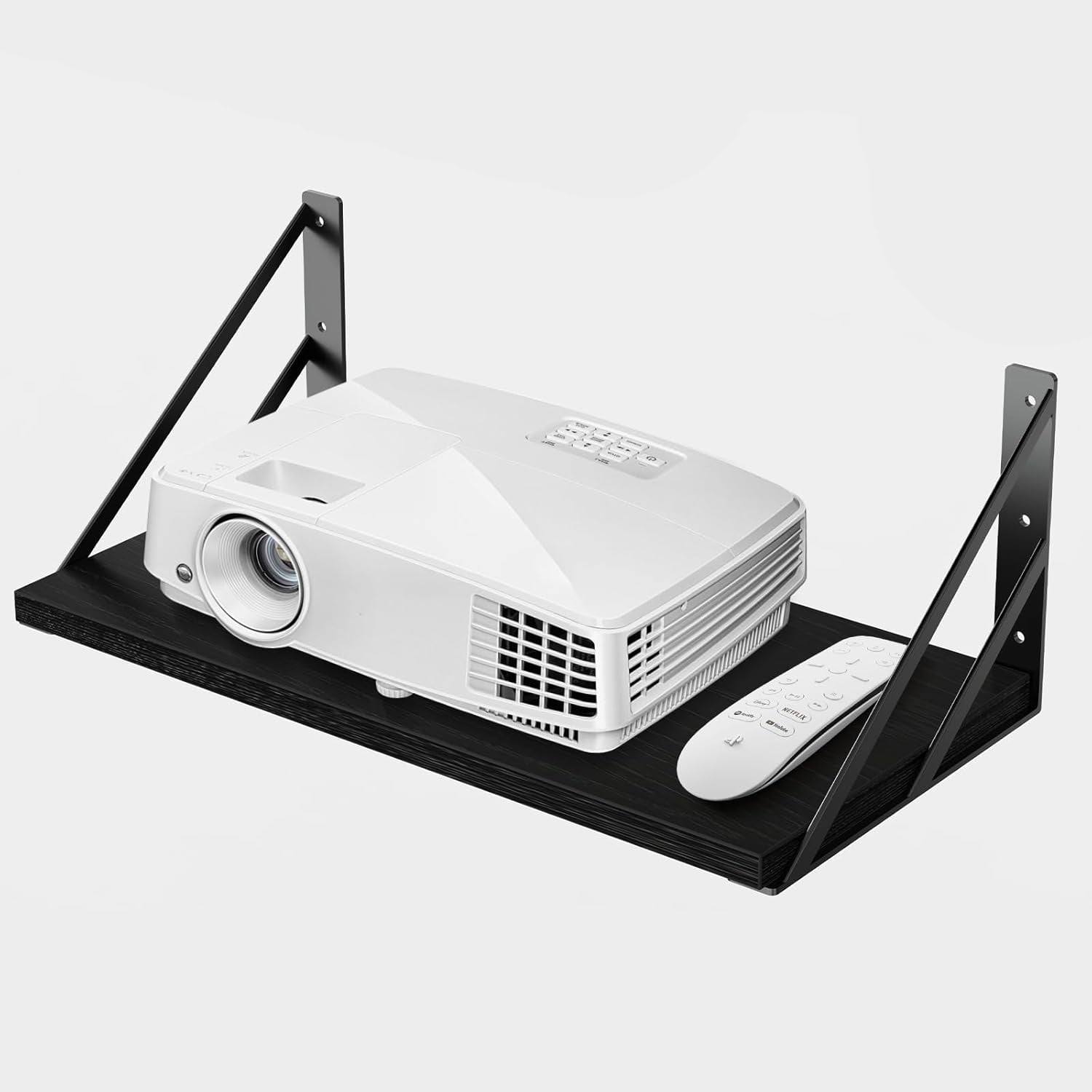HYUJIRGTGT Floating Shelves for Wall 12 inch Deep Projector shelf ...