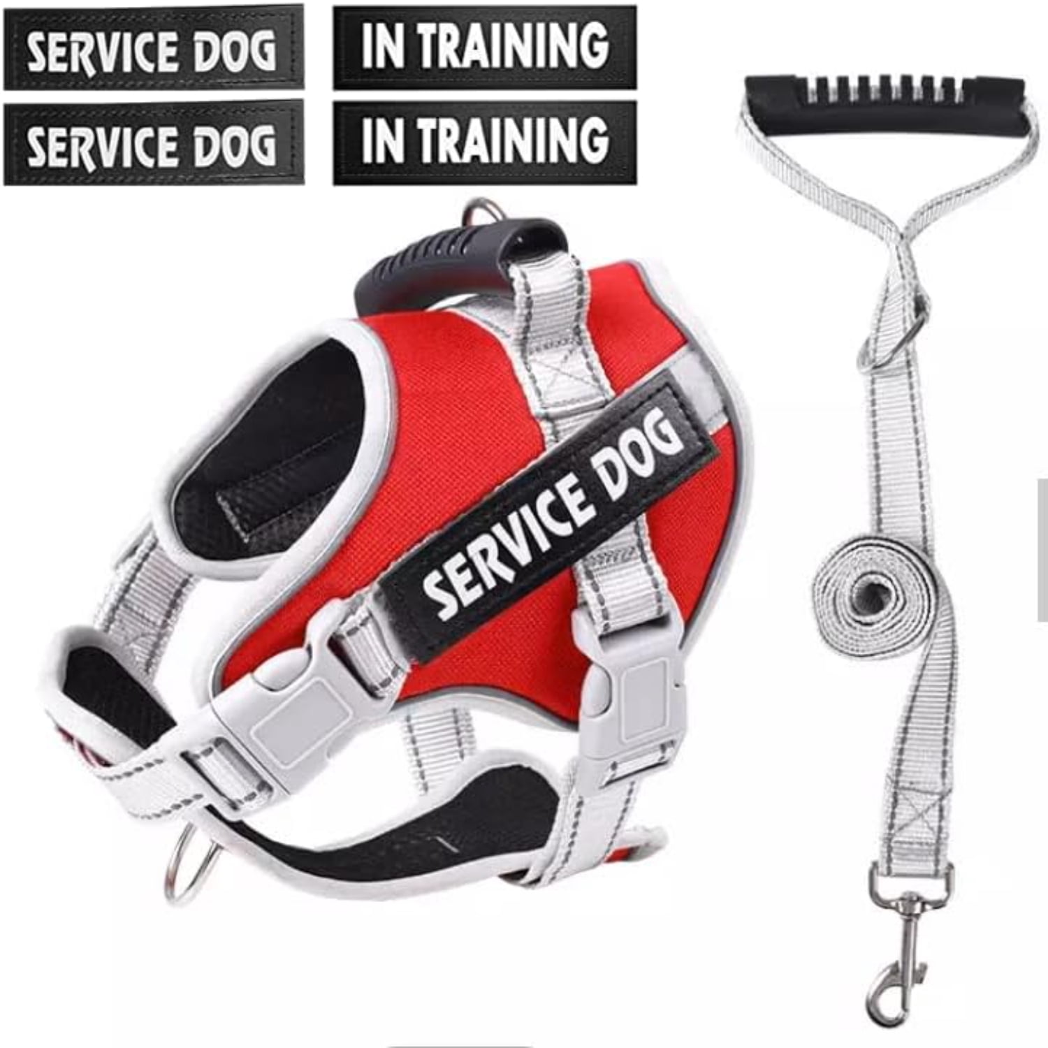 HYUNWL Small Stylish and Ultimate Comfort Adjustable Black Dog Service ...