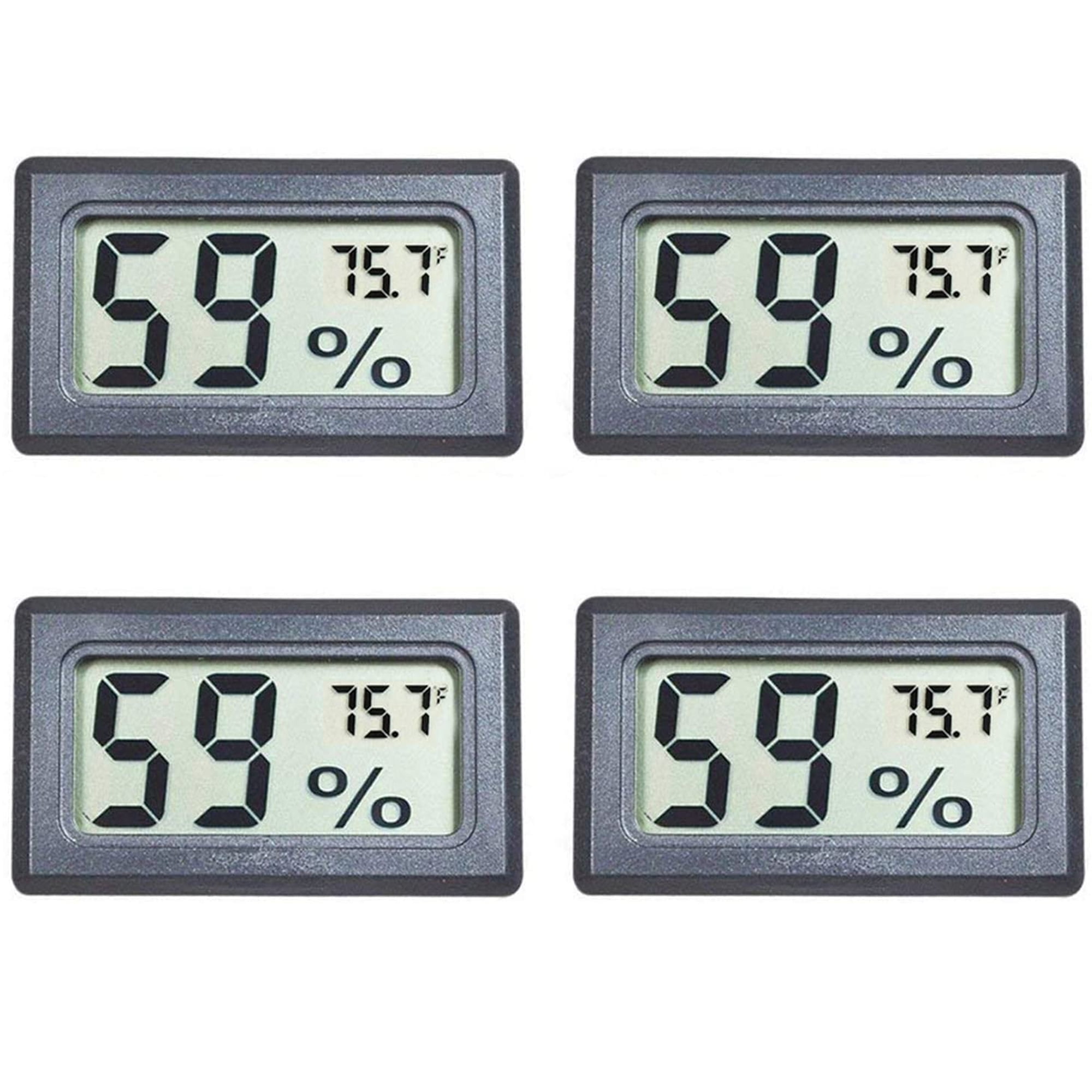 HYY 12Pack Mini Thermometer Hygrometer, Small LCD Digital Temperature ...