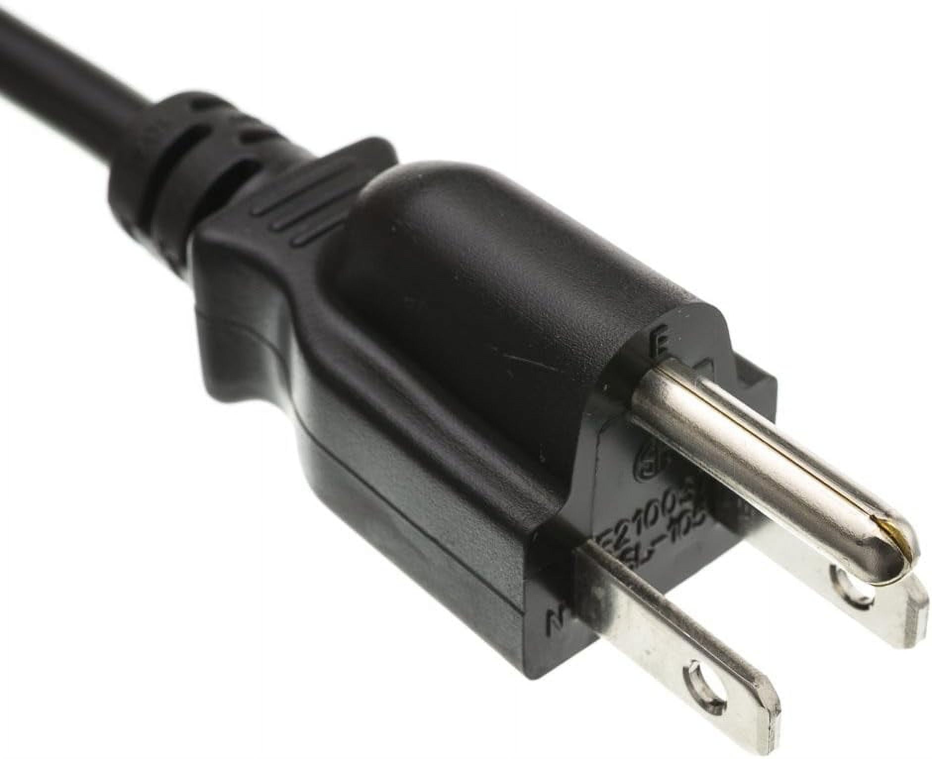 HYYANGUWENTI Black 3 Foot Computer Monitor Power Adapter Extension Cord ...