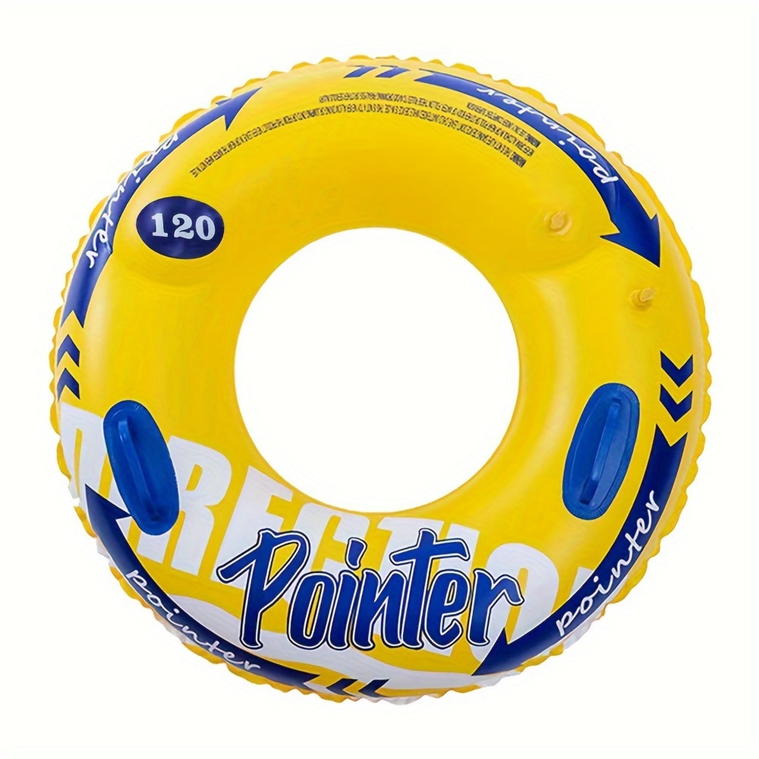 HYYANGUWENTI Extra Thickened Round Floating Swimming Ring with Handle ...