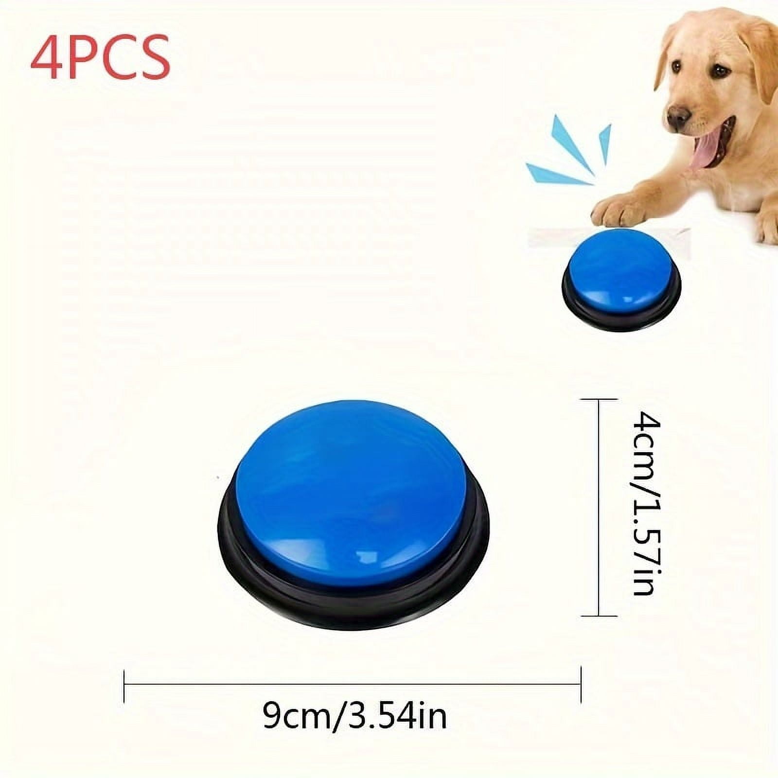 HYYANGUWENTI Interactive 4-Pack Dog Training Recording Buttons ...