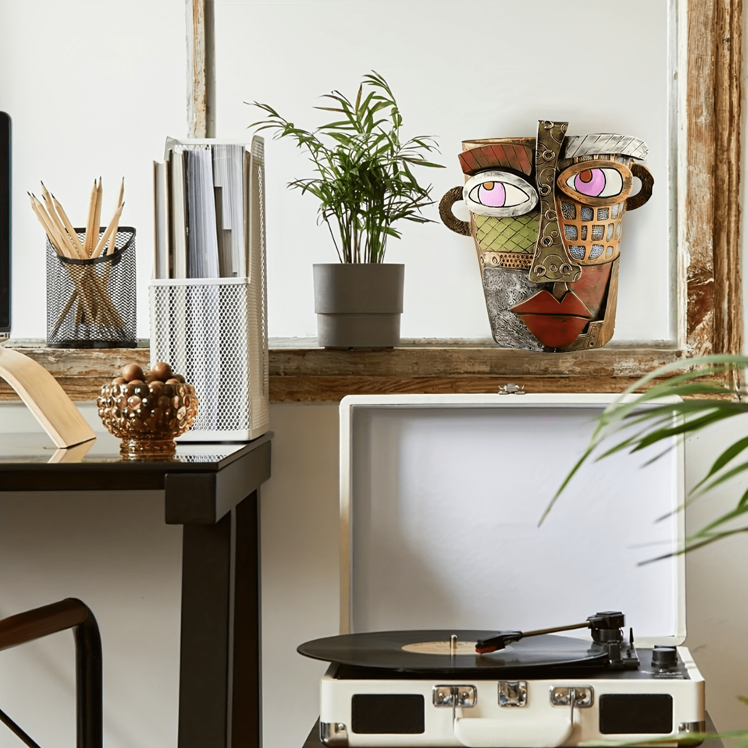 HYYANGUWENTI Lightweight Bohemian Style Resin Flower Pot - Unique ...