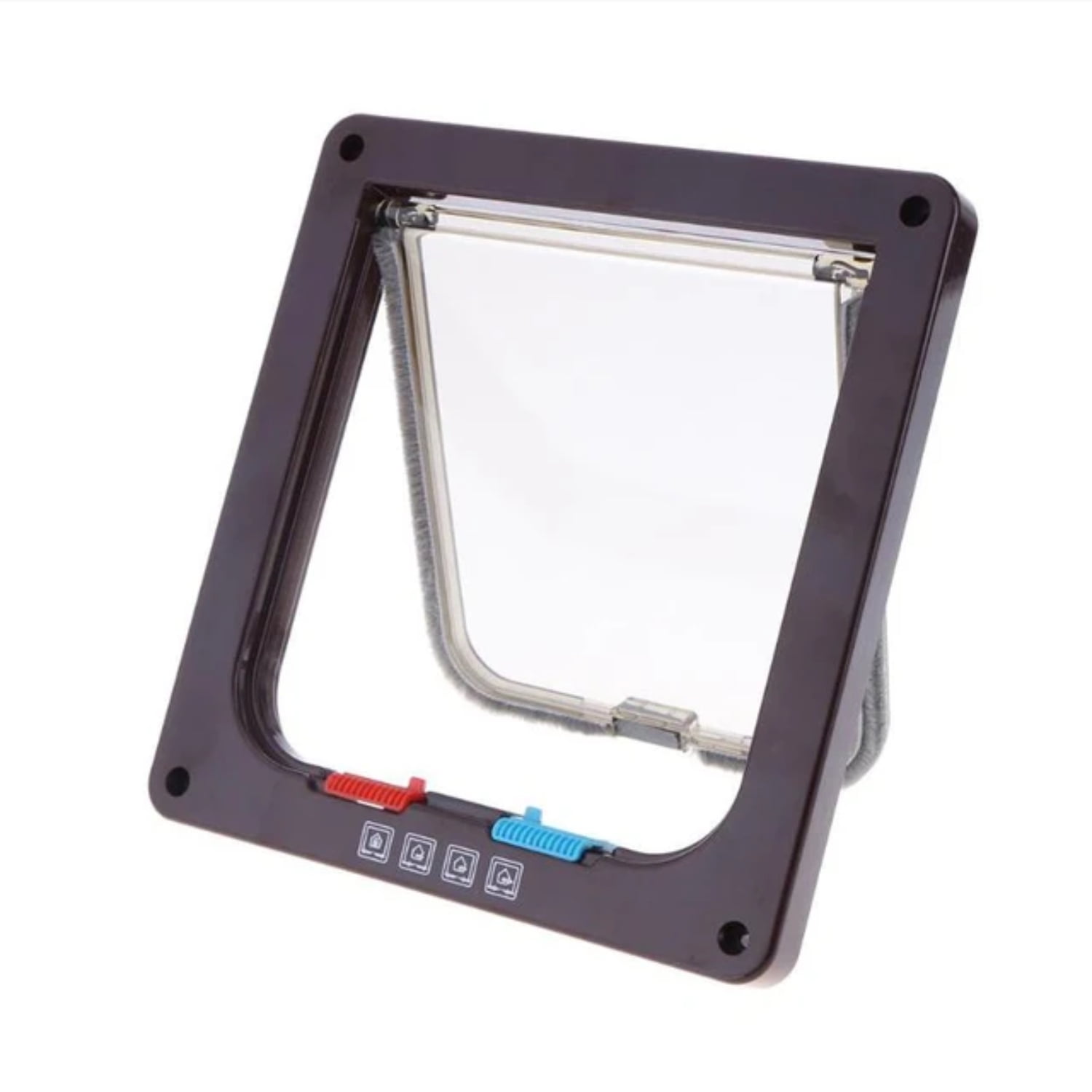 HYYANGUWENTI Lockable Pet Door with 4-Way Security Lock for Dog and Cat ...