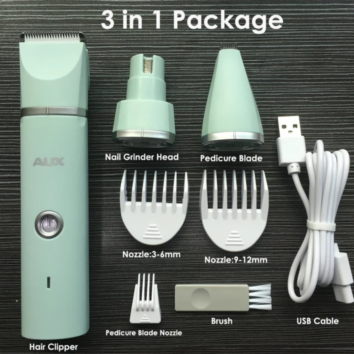 HYYANGUWENTI Low Noise Dog and Cat Hair Trimmer Pet Grooming Machine ...