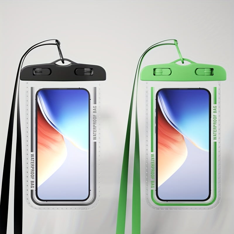 HYYANGUWENTI Water-Resistant 2-Pack Universal Waterproof Phone Pouch ...