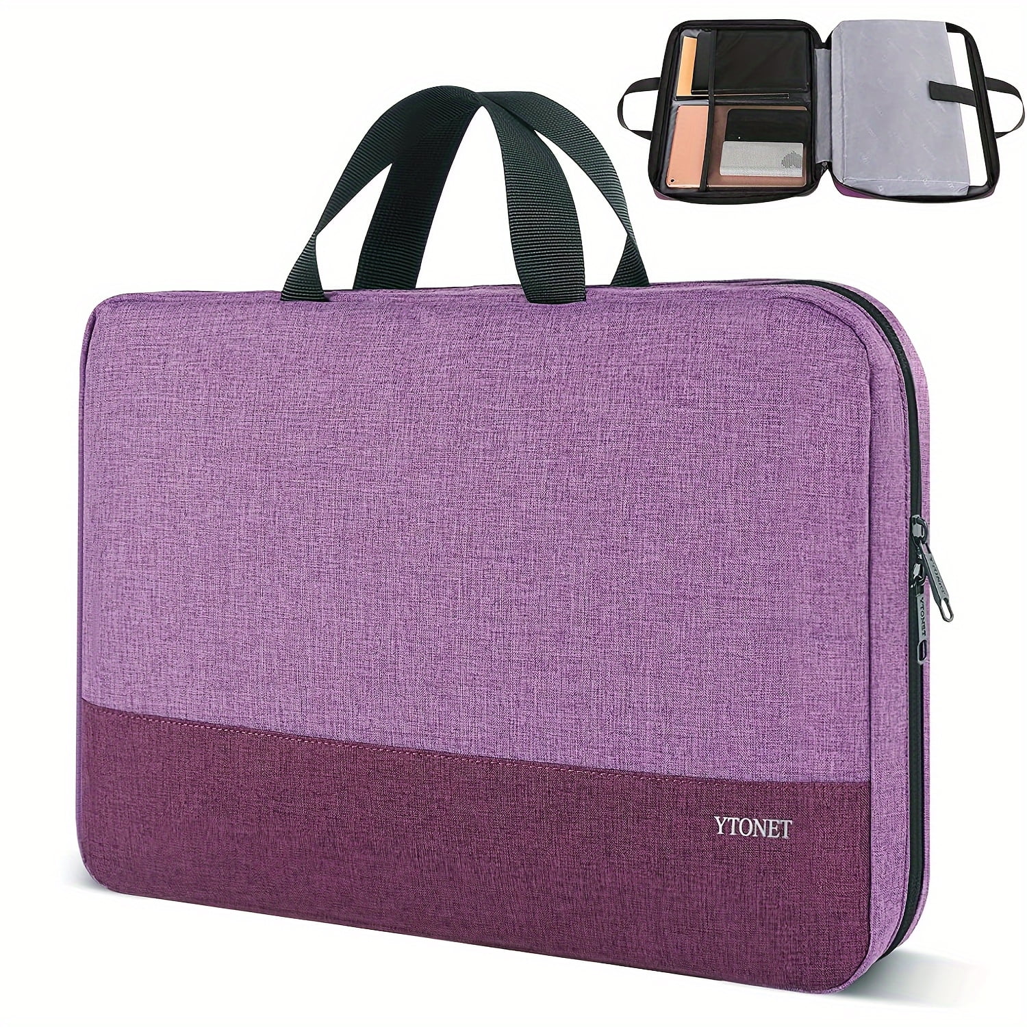 HYYGWHTY Waterproof Expandable 15.6 Inch Computer Laptop Carry Bag ...