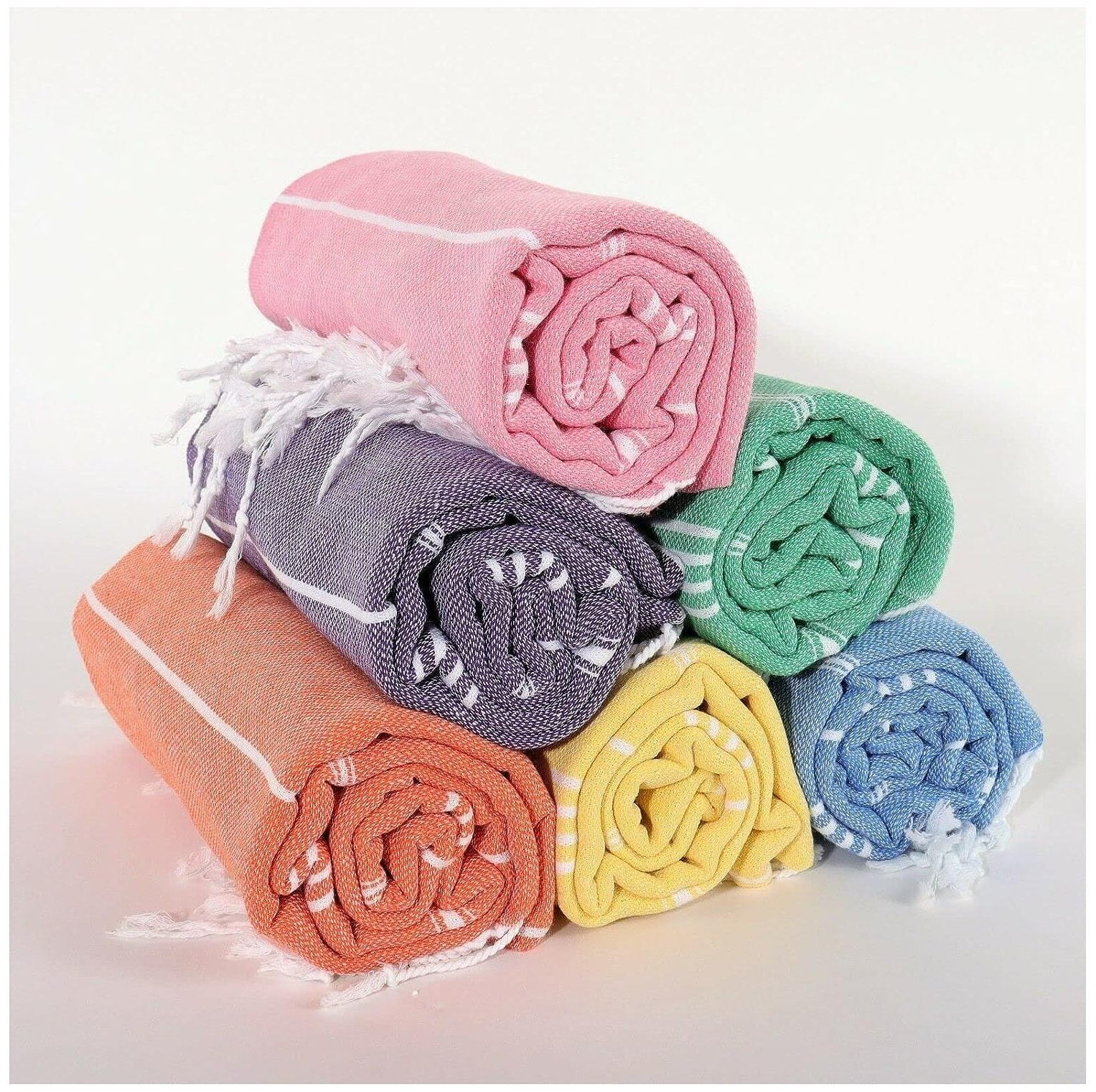 HYYYYH Beach Towels Oversized 39x71 | Turkish Beach Towel | Quick Dry ...