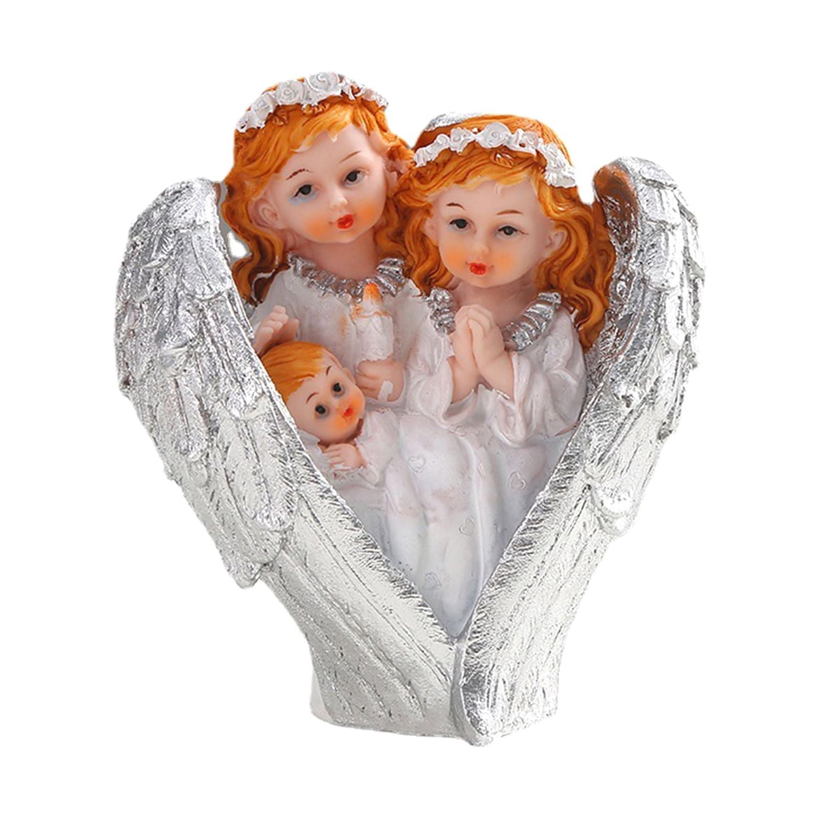 HYmarket Realistic Angel Ornament - Creative Posture, Anti-fade Vivid ...
