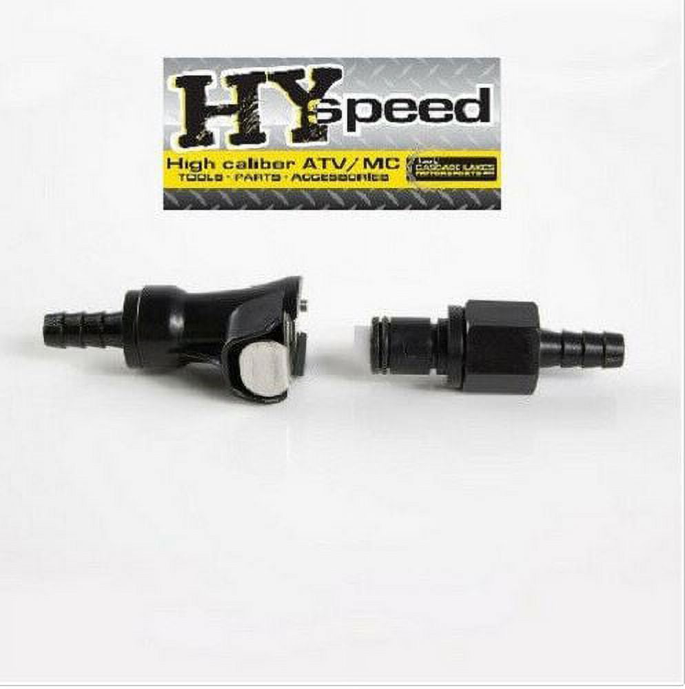 HYspeed Fuel Gas Line Quick Connect Disconnect 5/16" Motorcycle Dual ...