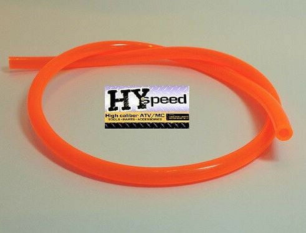 HYspeed PVC Fuel Gas Line 1/4" ID X 3/8" OD 3' Fluorescent Orange ATV ...