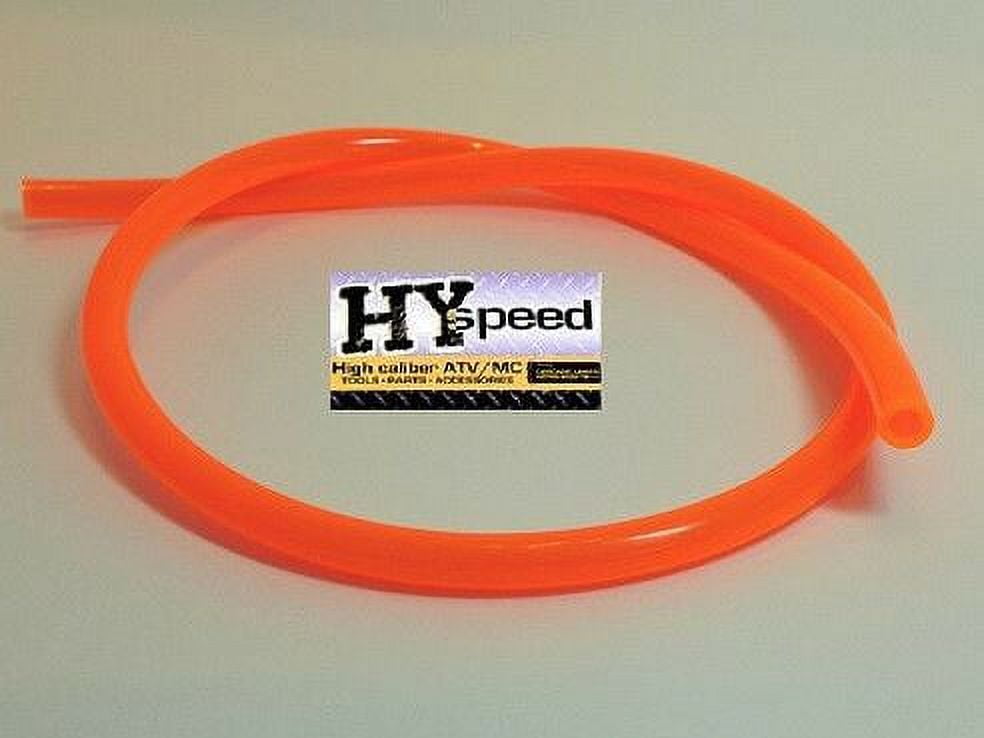 HYspeed PVC Fuel Gas Line 5/16" ID X 7/16" OD 3' Fluorescent Orange ...