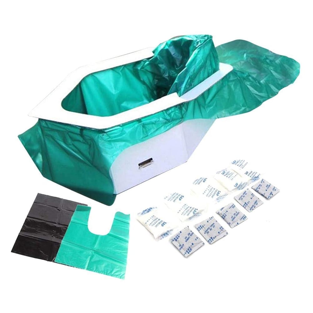 HYwys Emergency Toilet Kit Portable Potty Urinal Liner Bags for Adult ...
