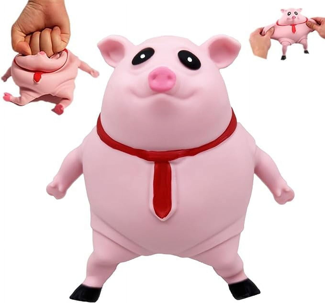 HYwys Novelty Cute Squishy Toy Pink Pig Gifts for Kids Adults ...