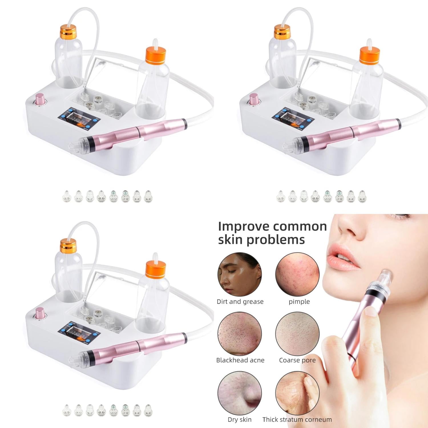 HYwys Small Bubble Cleansing Machine Blackhead Removal Water Spray ...