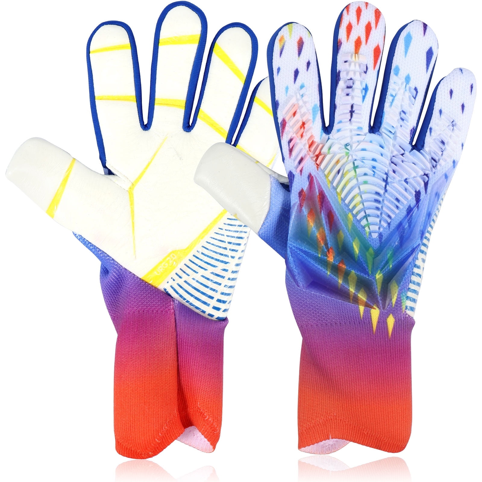 HYwys Youth Goalkeeper Gloves Anti Slip Soccer Goalie Gloves for Kids ...