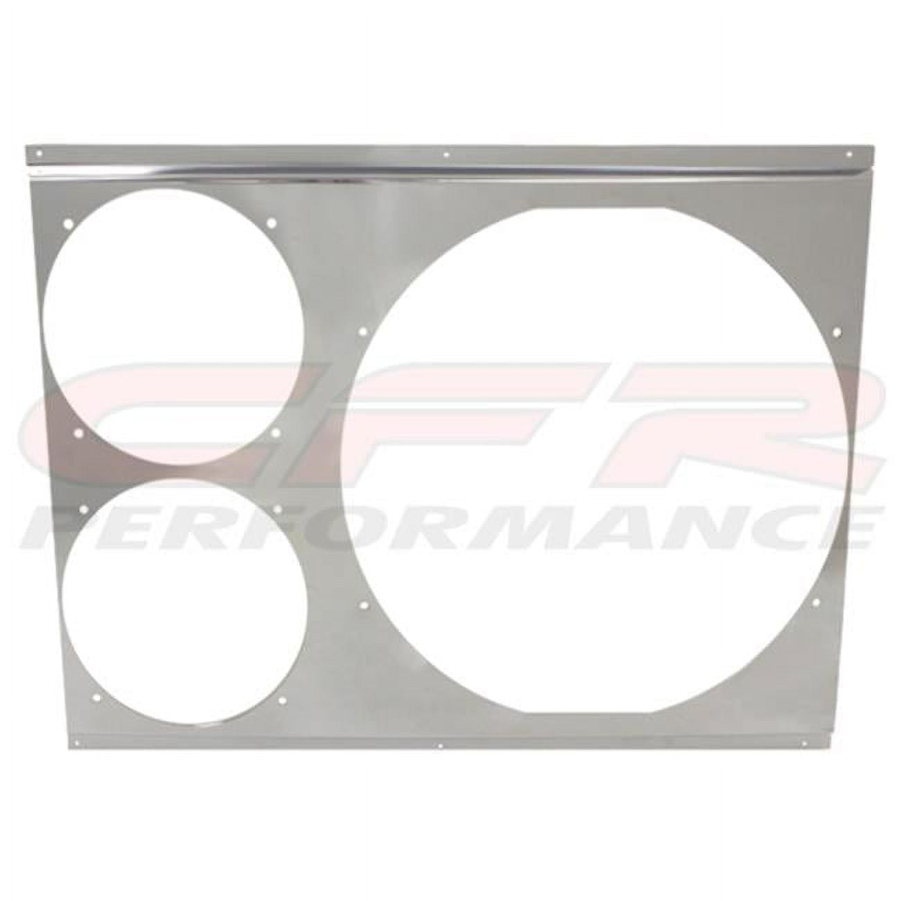 HZ-1009C-31 Radiator Chrome Fan Shroud Unit-Fits 31X19 in. Ultracool ...