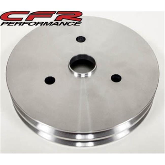 HZ-9481-C Chevy Small Block Aluminum Chrome Crank Pulley - Chrome - 6 ...