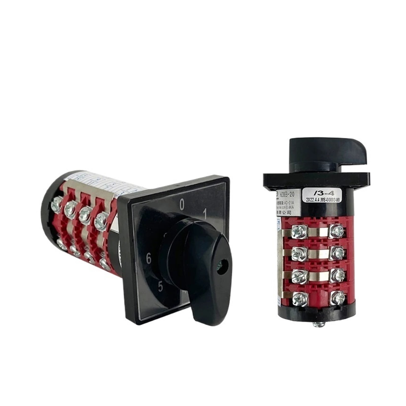 HZ8B-20/3/4 Electric Control Switch 4 Levels 20A 0-6 Positions ...