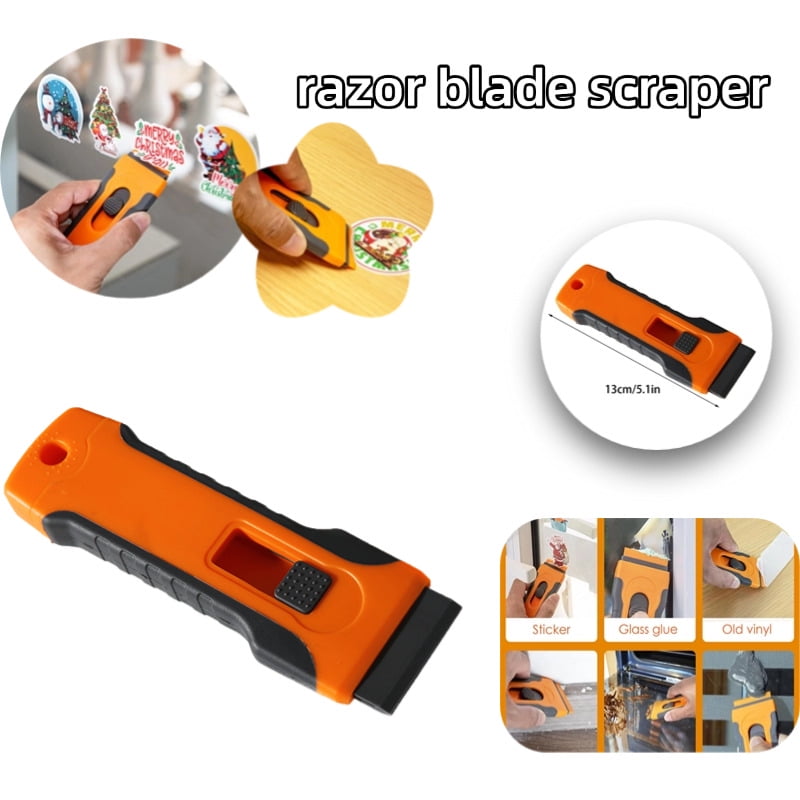 HZAWHX Razor Blade Scraper Tool with 19pcs Extra Blades, Cleaning Razor ...