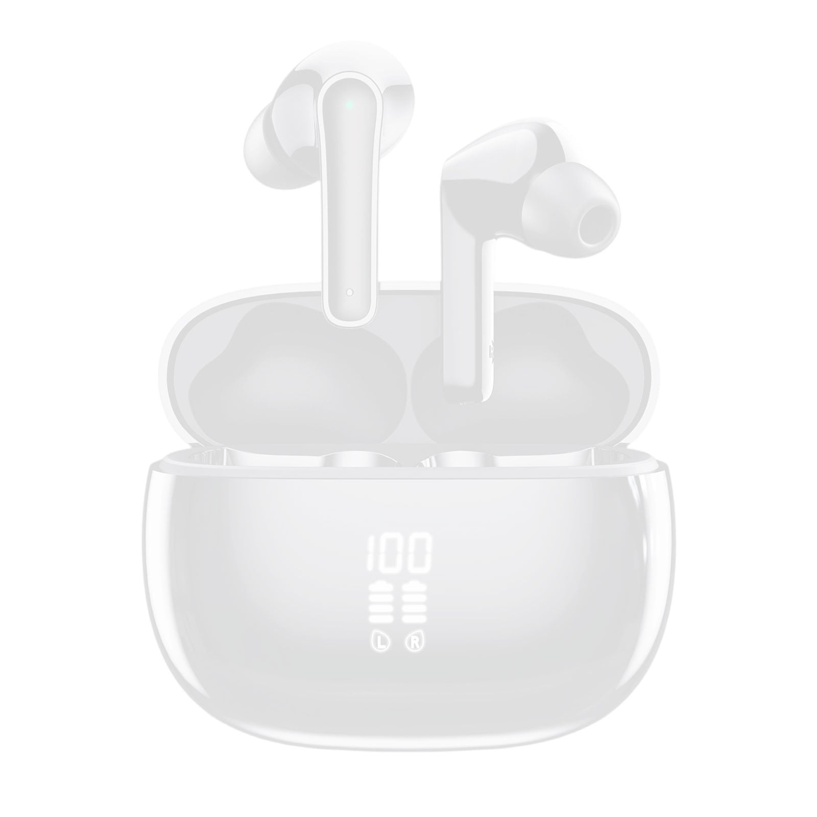 HZAWHX Wireless Earbuds, Bluetooth 5.4 Headphones HiFi Stereo ...