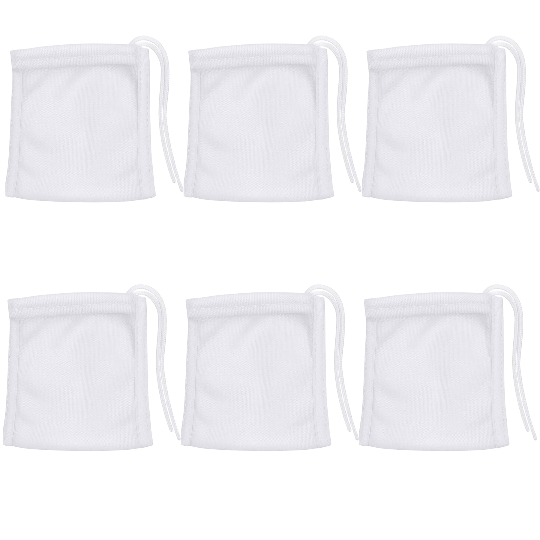 HZCrisp 6 Pack Small Filter Bags for Activated Carbon, 3x4 inch High ...