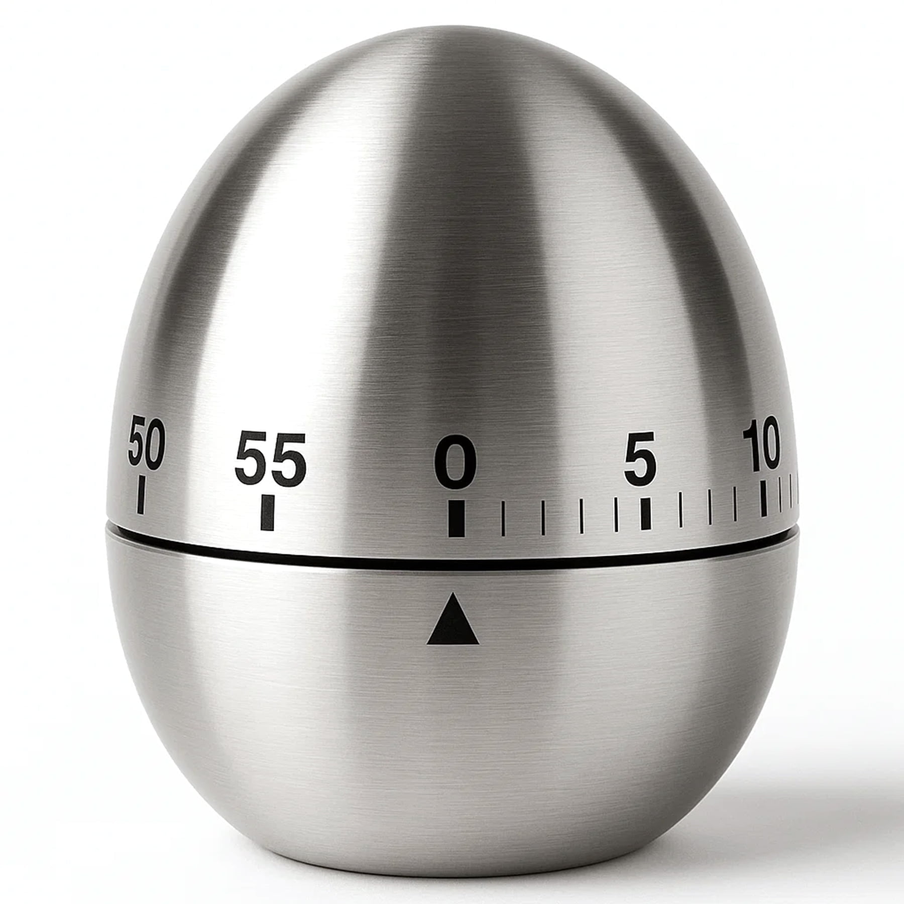 HZCrisp 60-Minute Mechanical Kitchen Timer, Stainless Steel Egg Timer ...