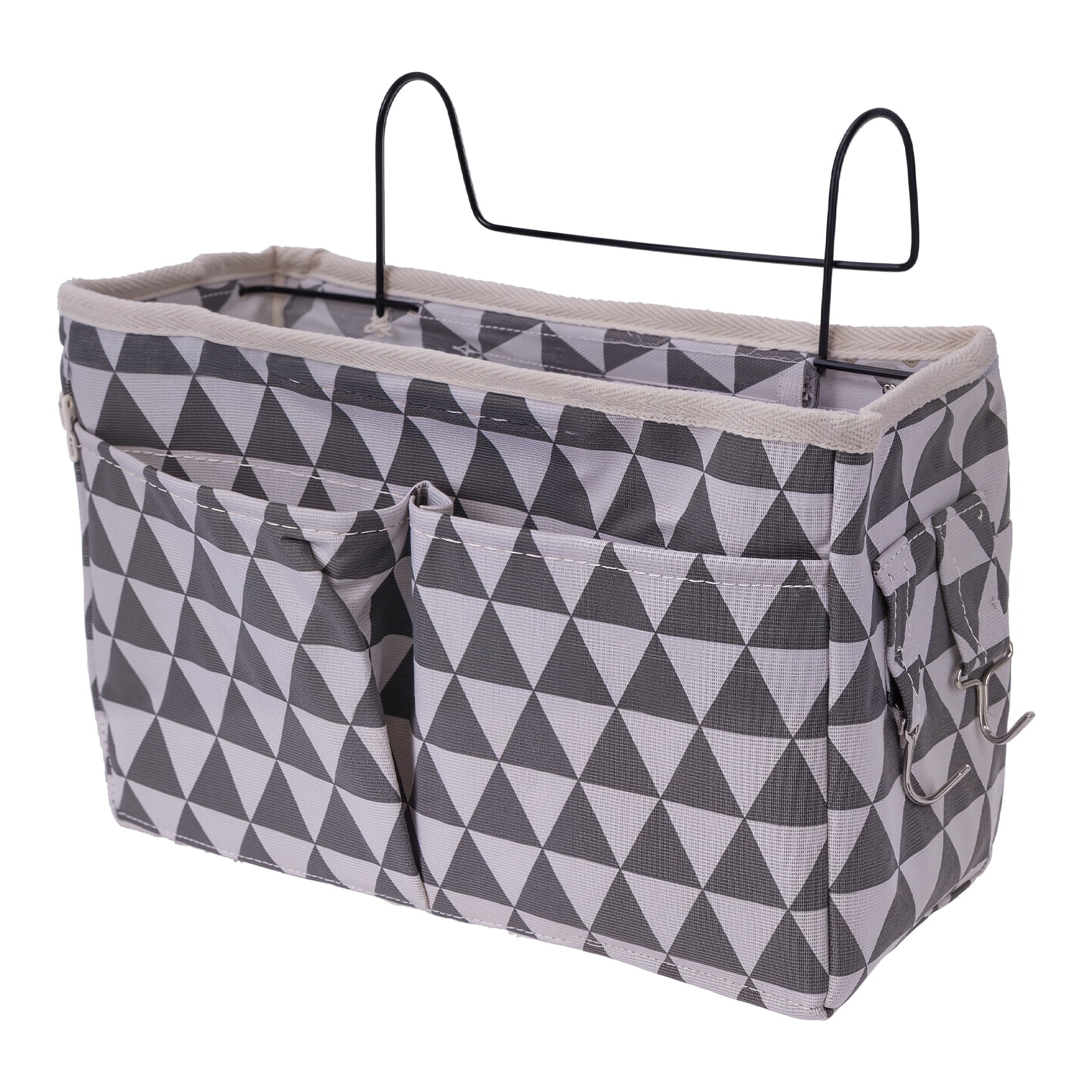 HZCrisp Bedside Caddy Organizer, Hanging Bedside Storage Basket with ...
