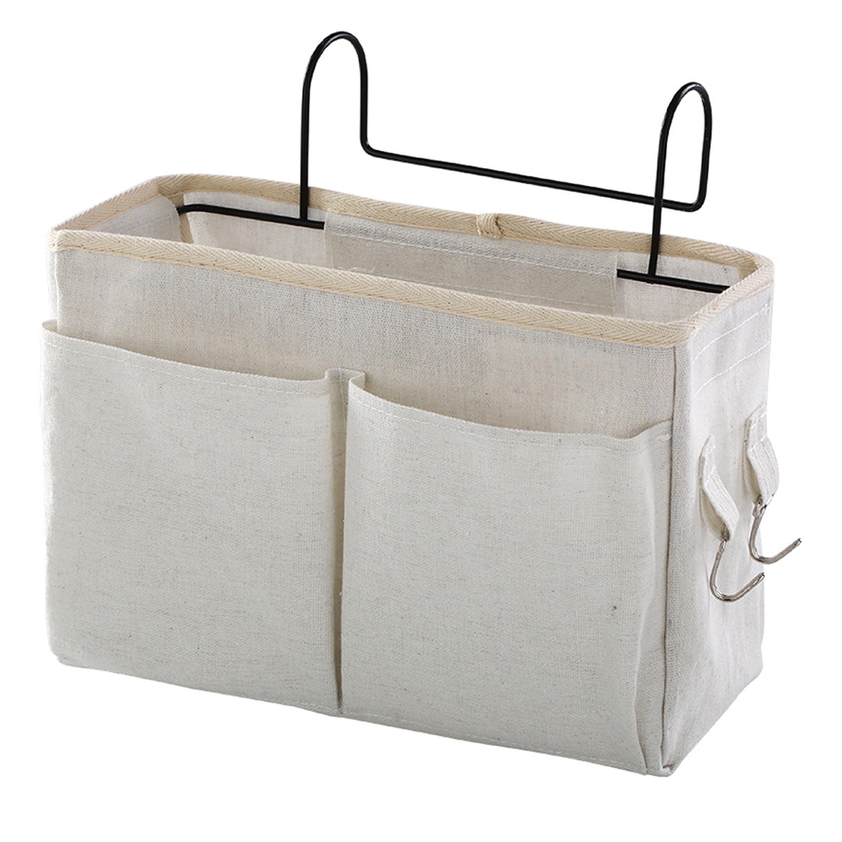 HZCrisp Bedside Caddy Organizer, Hanging Bedside Storage Basket with ...