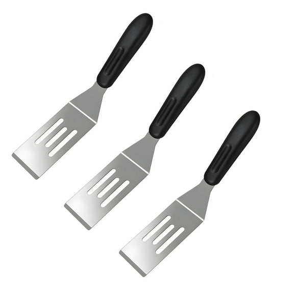 Xecvkr Mini Stainless Steel Slotted Spatula 9.8-inch Nonstick Cake ...
