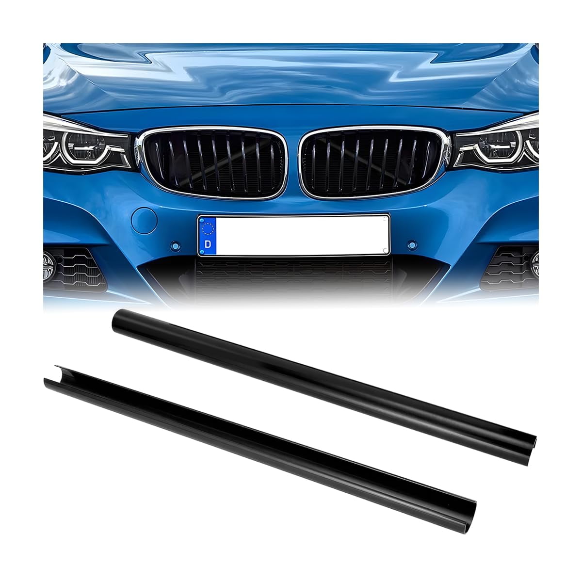 HZEL Car Grill Inserts IFF17 Trims, Vehicle Inserts Stripes, Automotive ...
