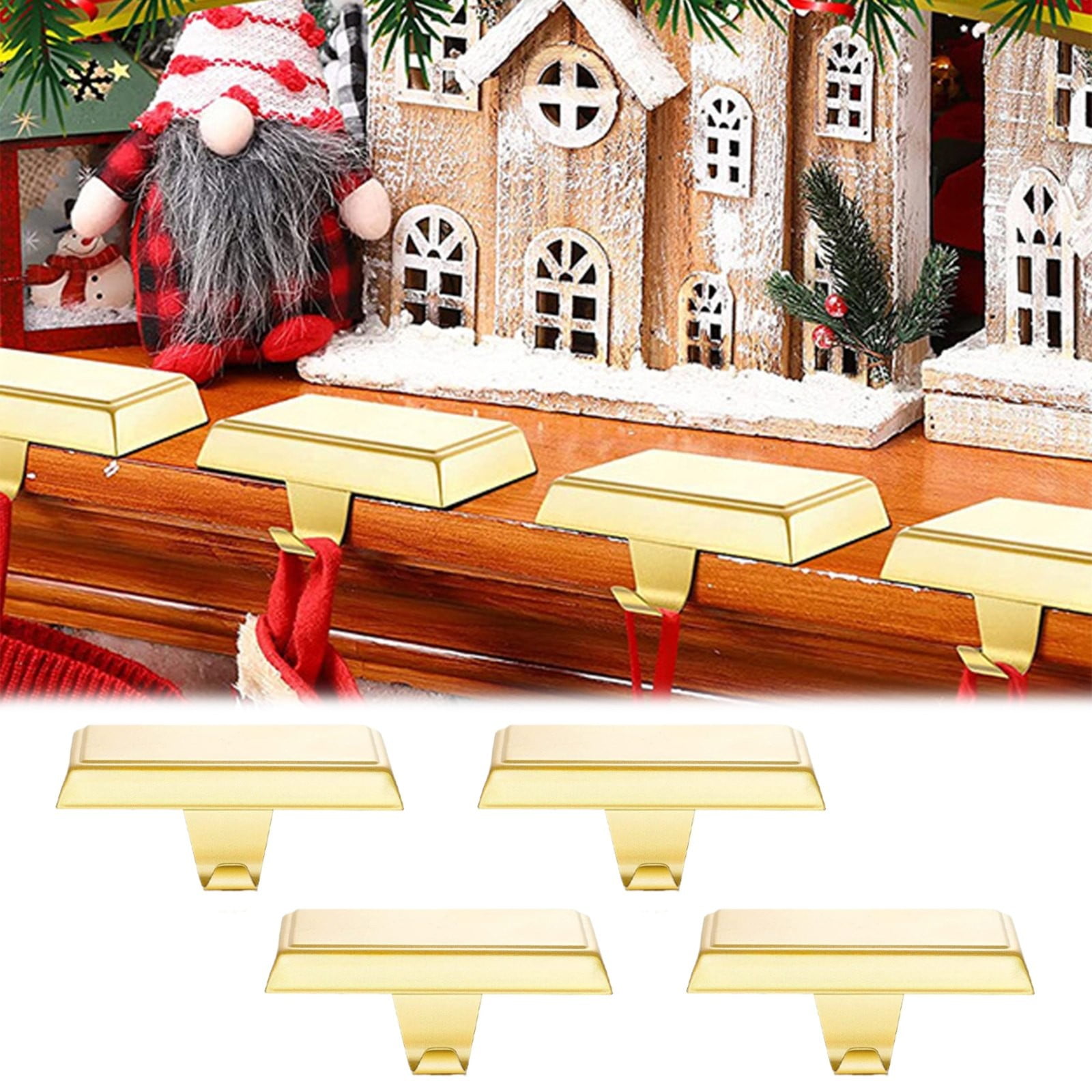 HZJYIJ Deals! Metal Christmas Stocking Holders for Mantle Heavy Duty ...