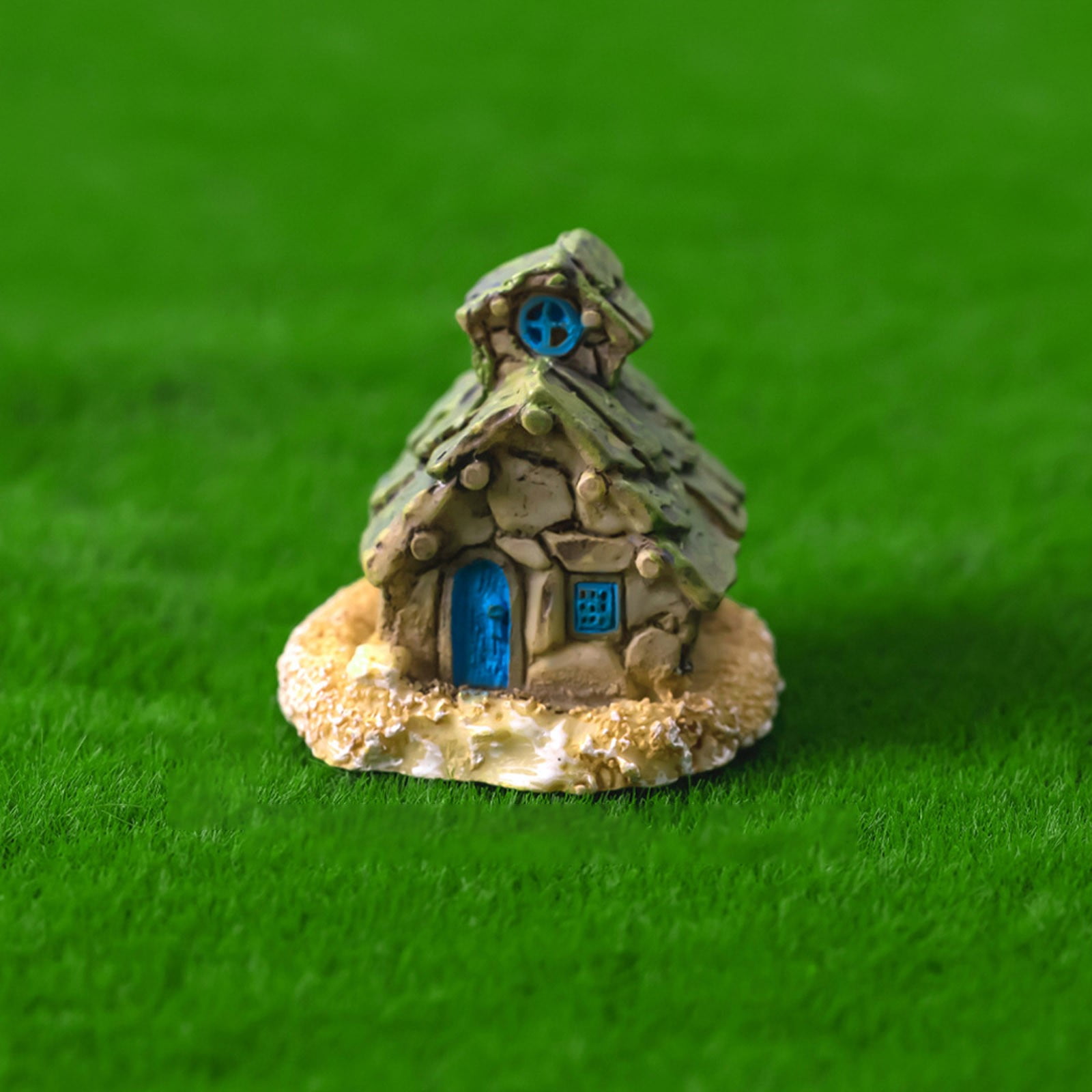 HZJYIJ Hot Sale! Creative Resin Houses Statue Decor, Miniature Village ...