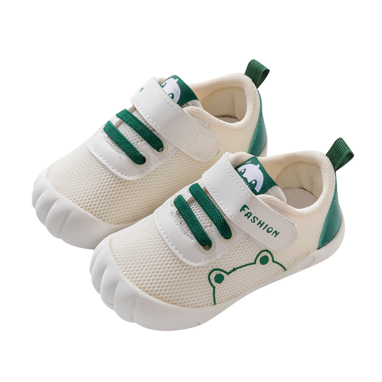 HZLPFO Baby Shoes Toddlers' Wide Width Walking Leather Shoes Green,1-3 ...