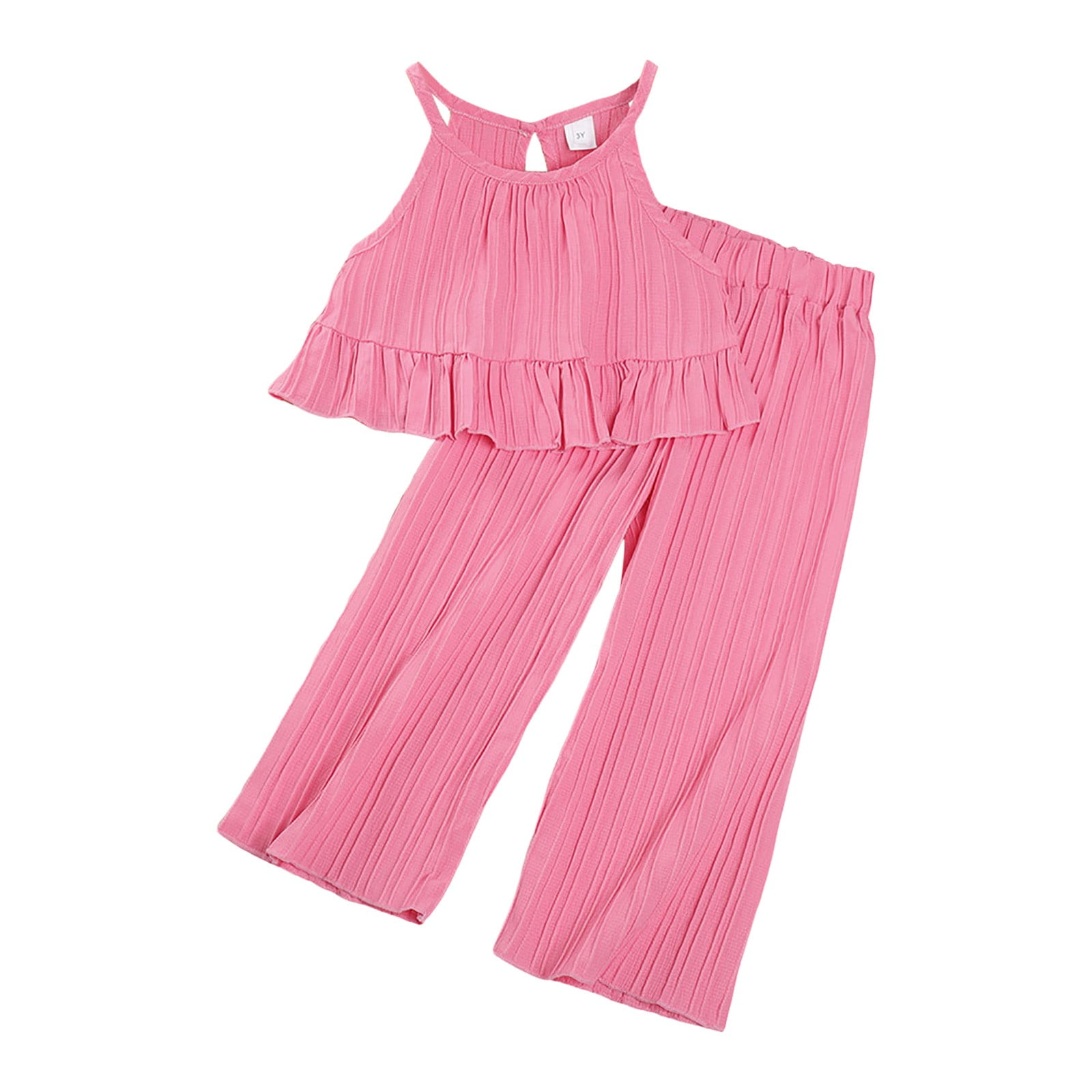 HZLPFO Kids Clothes Girl's Beach Vacation Outfits Short Sleeve Shirts ...