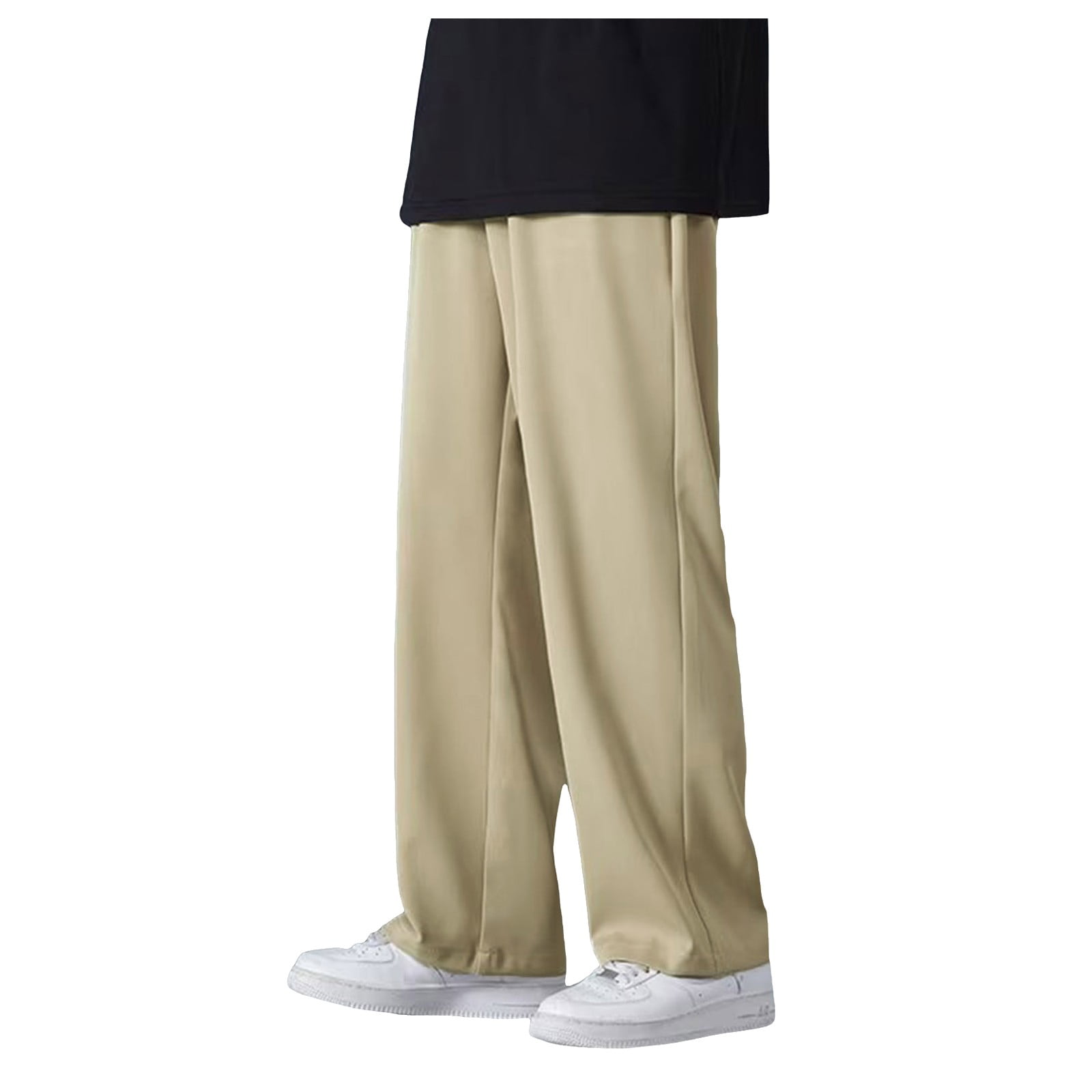 HZLPFO Men'S Pants Men's Regular Tapered Cargo Pants Khaki.2XL ...