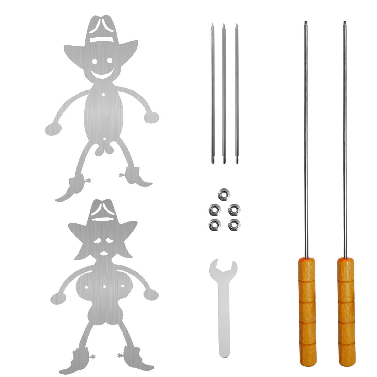 HZLPFO New Upgrade Boy and Girl Barbecue forks | Novelty Funny Bonfire ...
