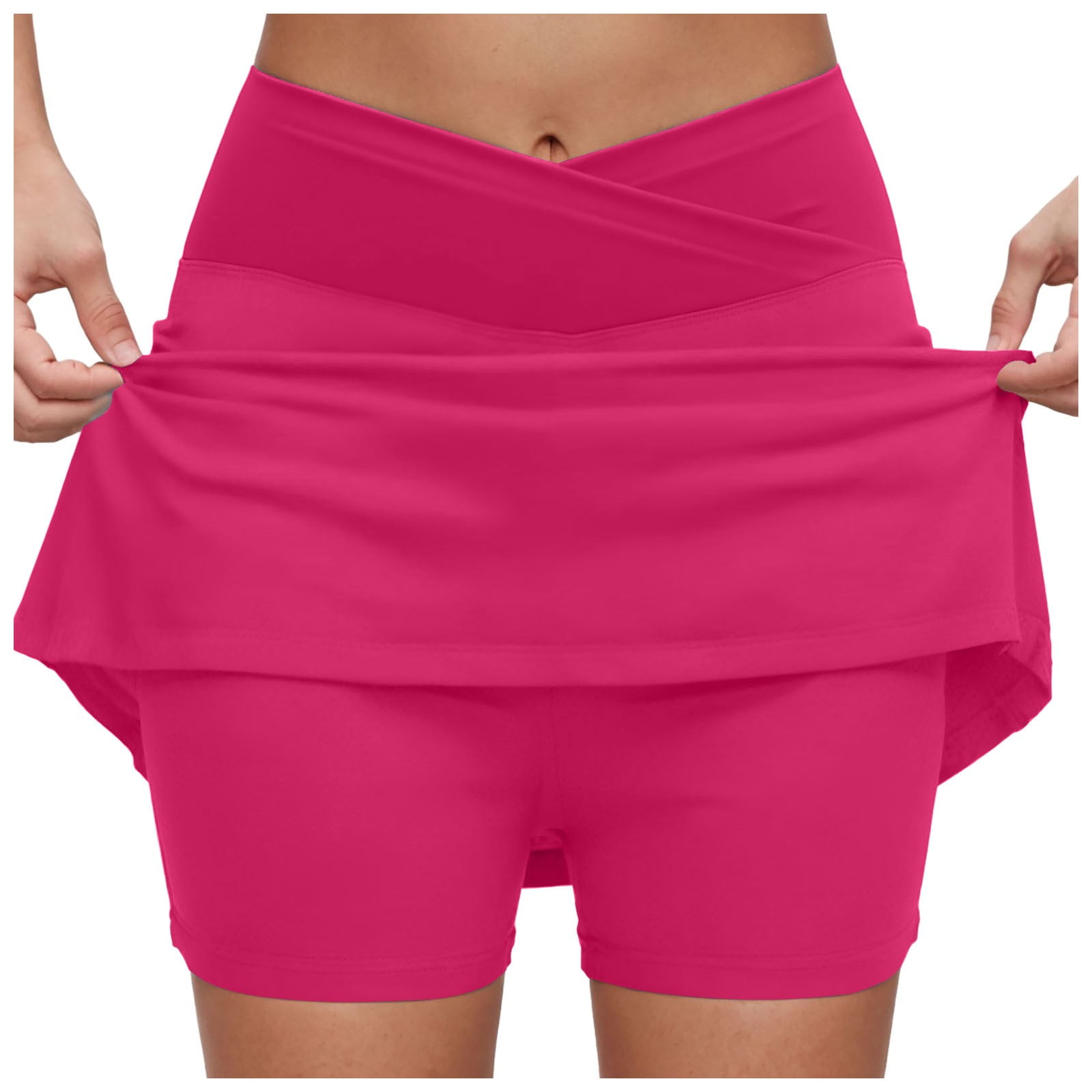 HZLPFO Womens Mini Skirt Plus Size Pleated Tennis Skirt- Girls High ...