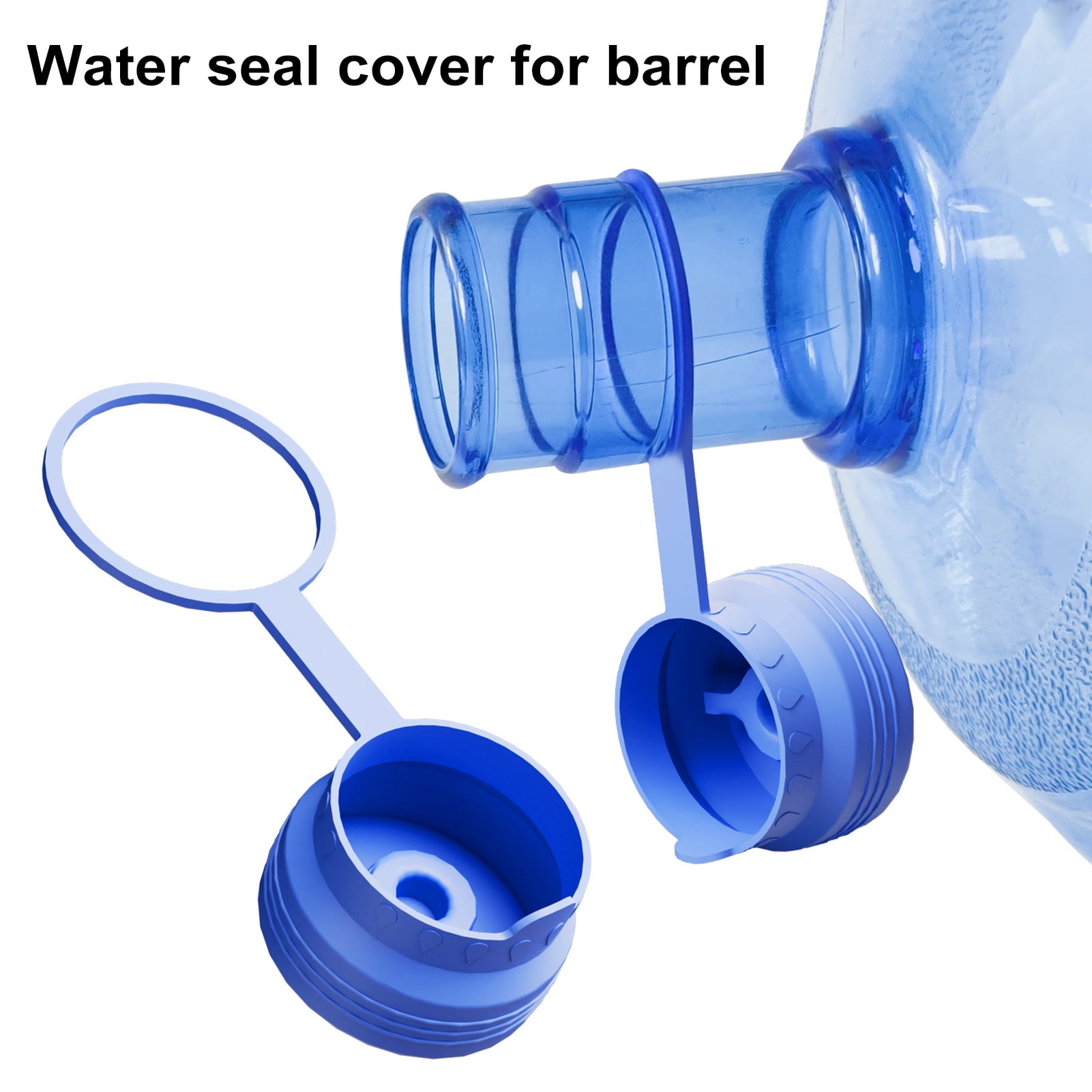 HZLXW 1/2/3/4Pcs 5 Gallon Water Jug Cap Silicone Bucket Lid Leak Proof ...