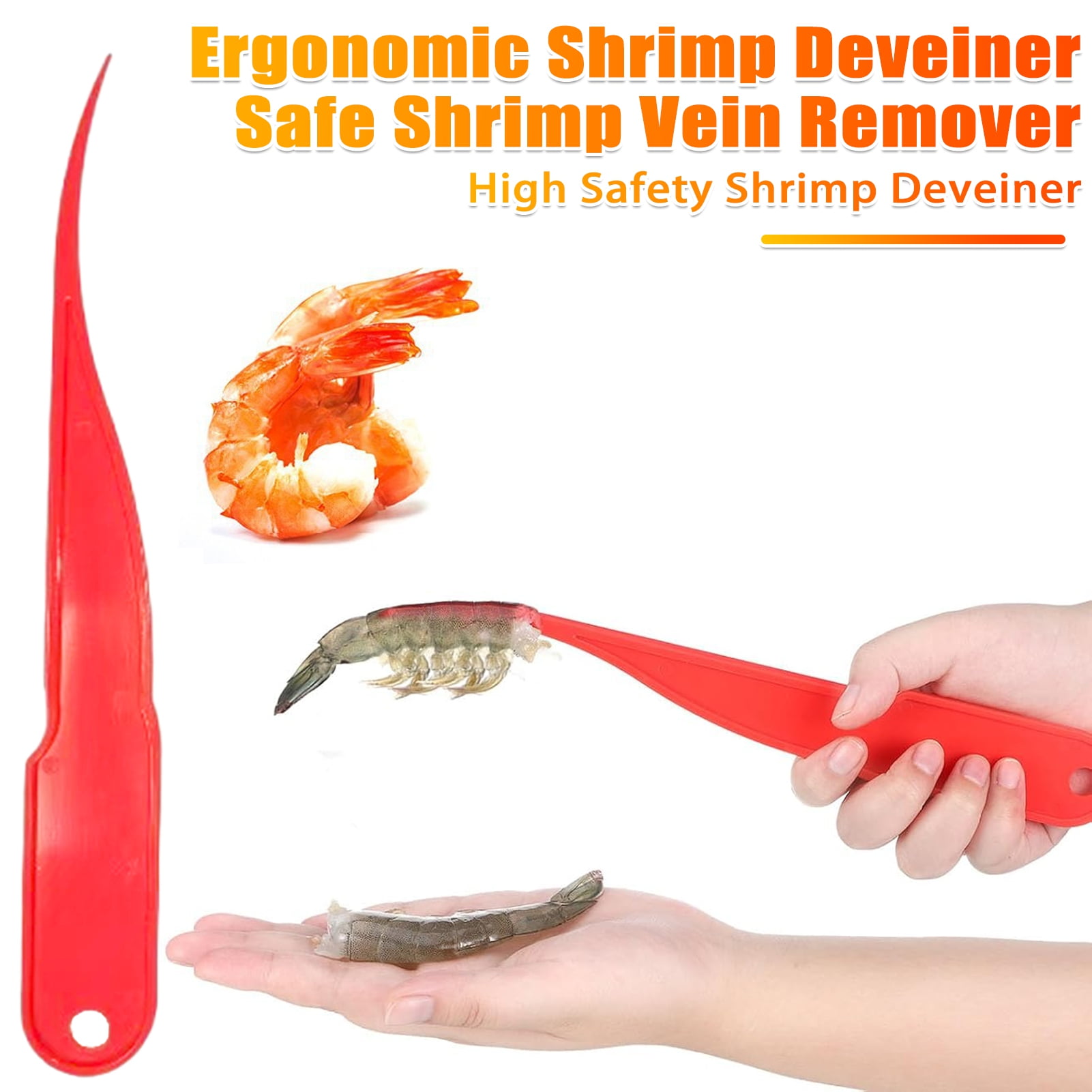 HZLXW 1/2/3Pcs Shrimp Peeler Tool Shrimp Deveiner Cutter Shrimp Cleaner ...