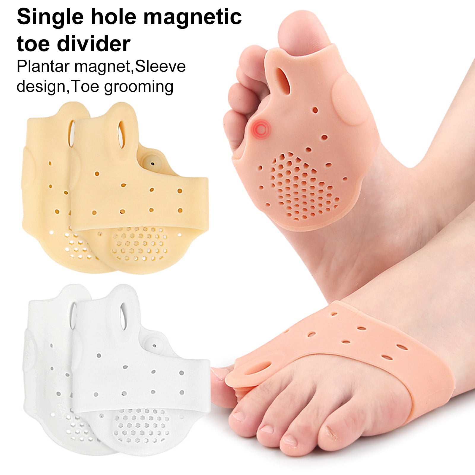HZLXW 1 Pair Toe Separator for Orthopedic Bunion Foot Alignment Toe ...