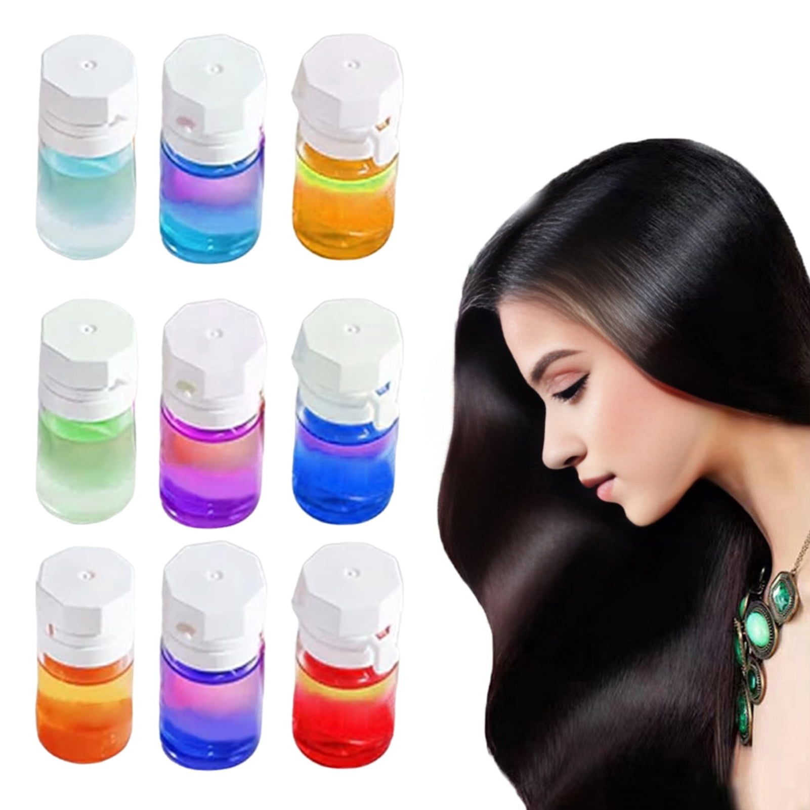 HZLXW 10/20/30/40Pcs 1.3ML 2-In-1 Hair Oil Mini Perfume Long Lasting ...
