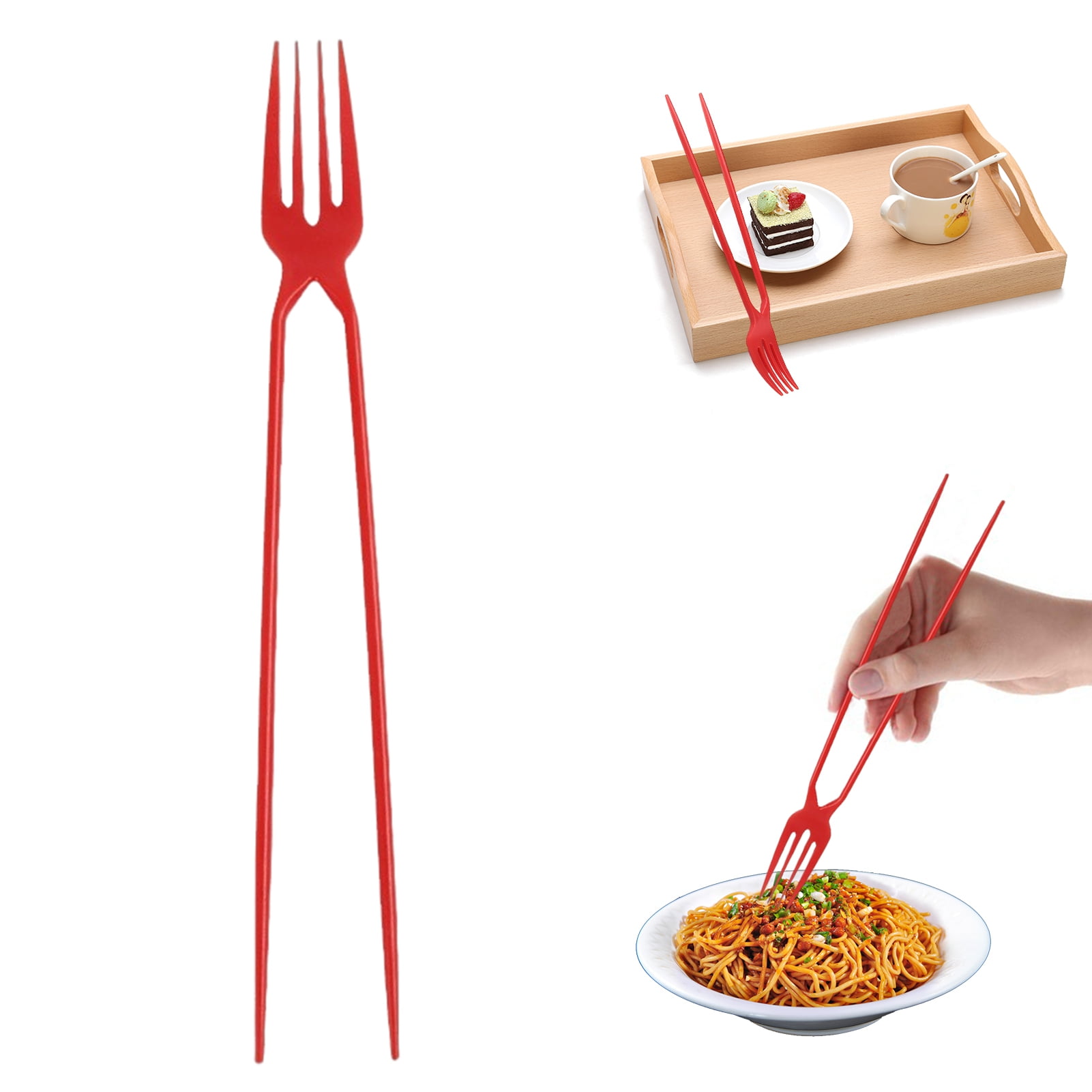 HZLXW 20/50Pcs Forks And Chopsticks 2-in-1 Combo for Easy Dining ...