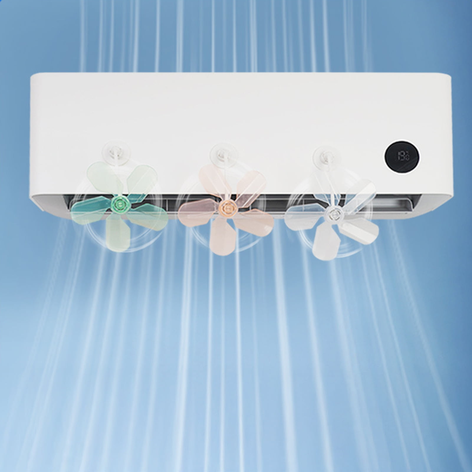 HZLXW 3Pcs Air Conditioner Wind Deflector Fan Self-adhesive Anti-Direct ...