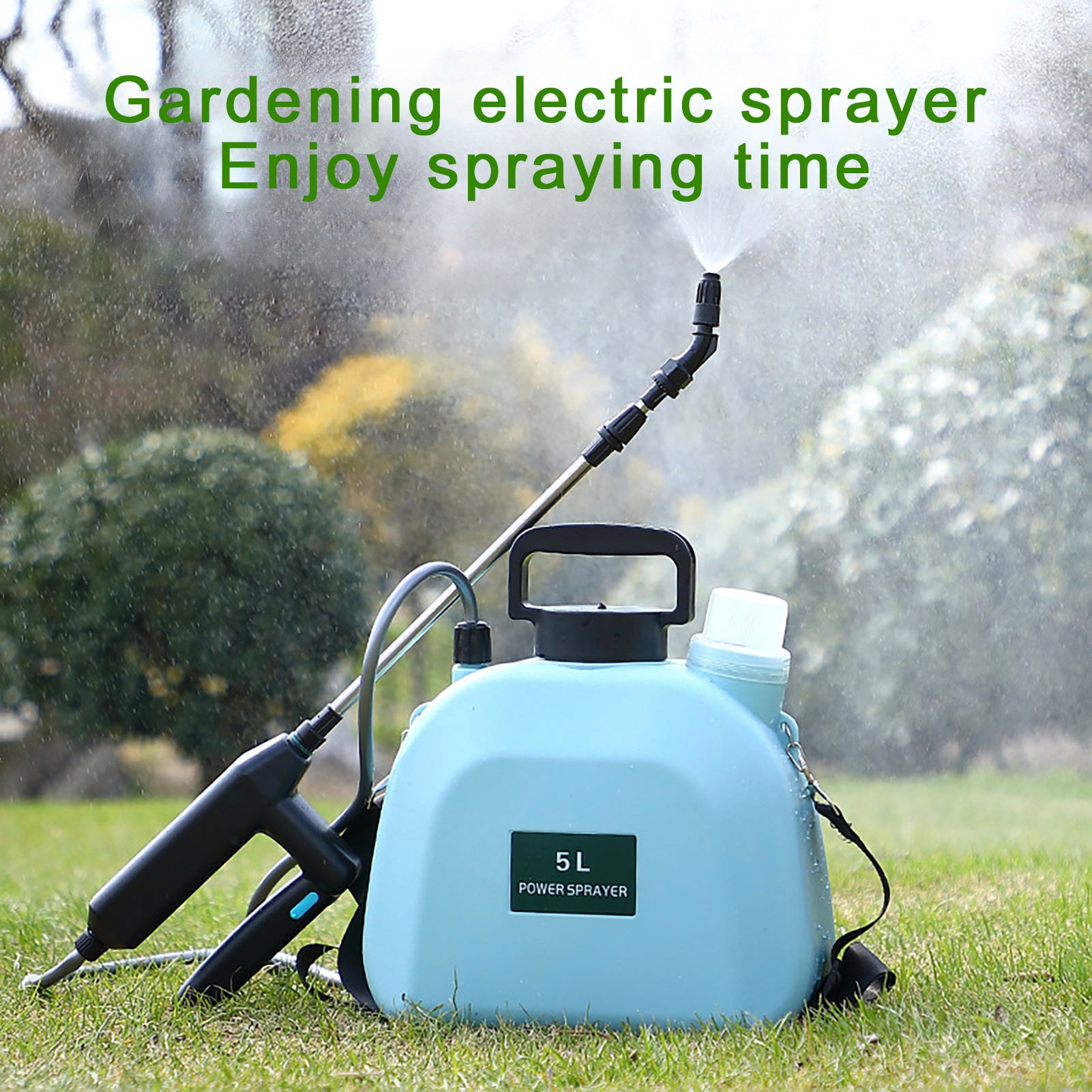 HZLXW 5L/8L Electric Sprayer Battery Powered Sprayer with 3 Nozzles ...
