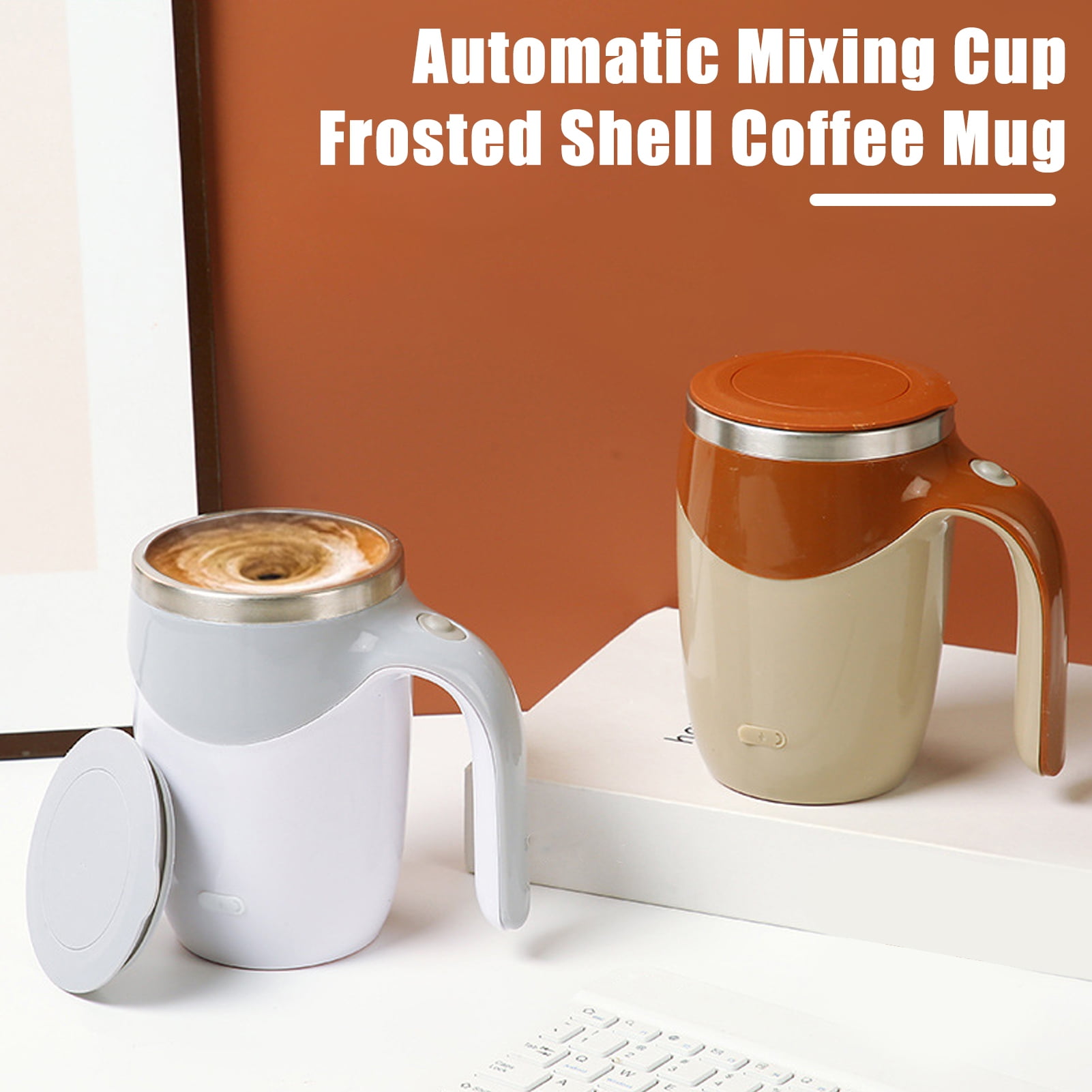 HZLXW Automatic Magnetic Stirring Coffee Mug Self Stirring Coffee Mug ...