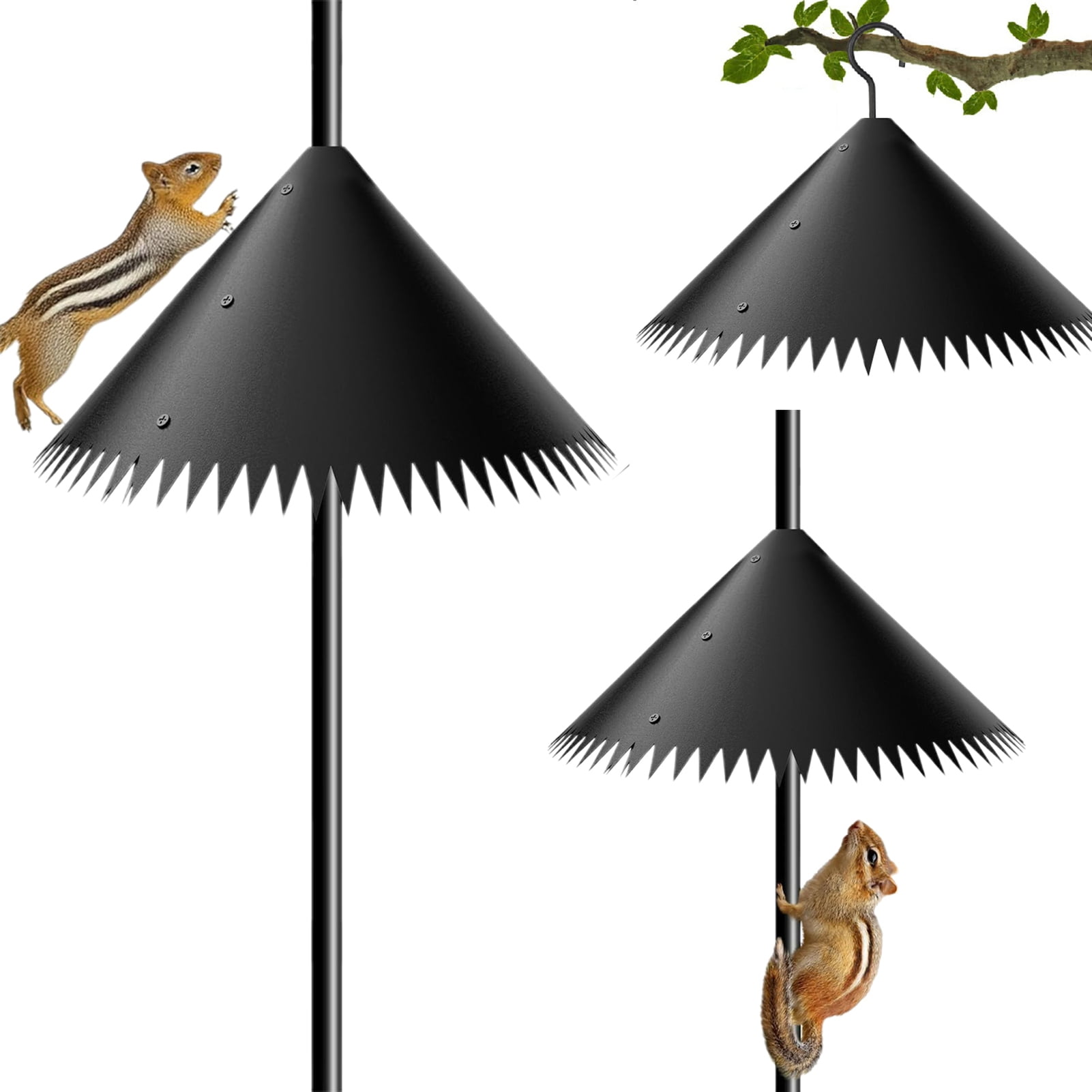 HZLXW Bird Feeder Baffle Durable Weather-Resistant Rotatable Design ...