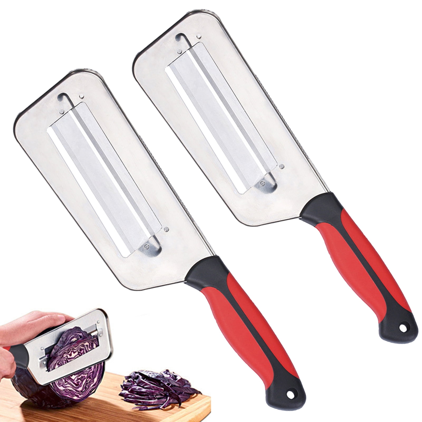 HZLXW Cabbage Chopper Shredder Stainless Steel Veggie Cutter Coleslaw ...